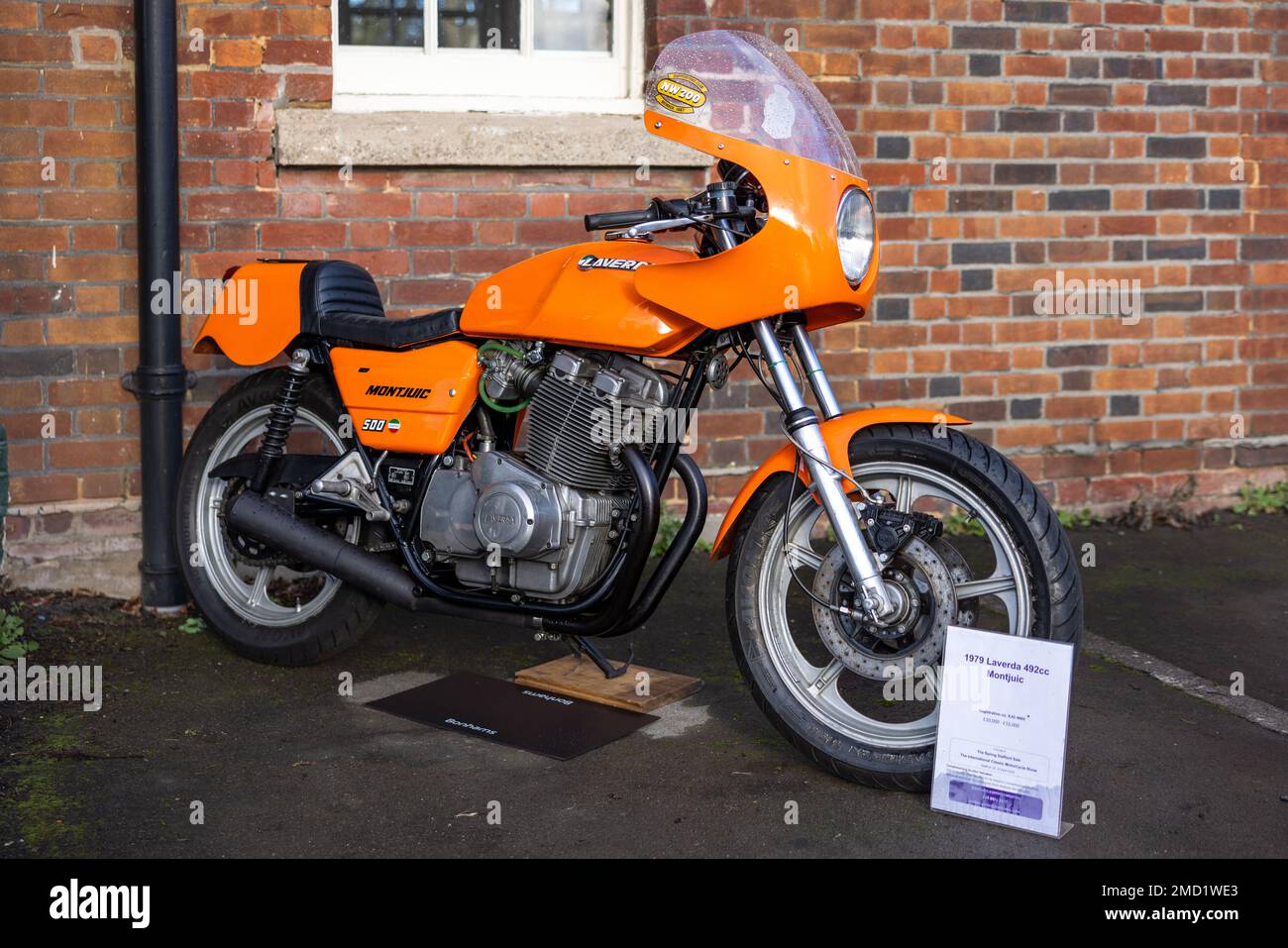 1979 Laverda 492cc Montjuic, on display at the January Scramble held at ...