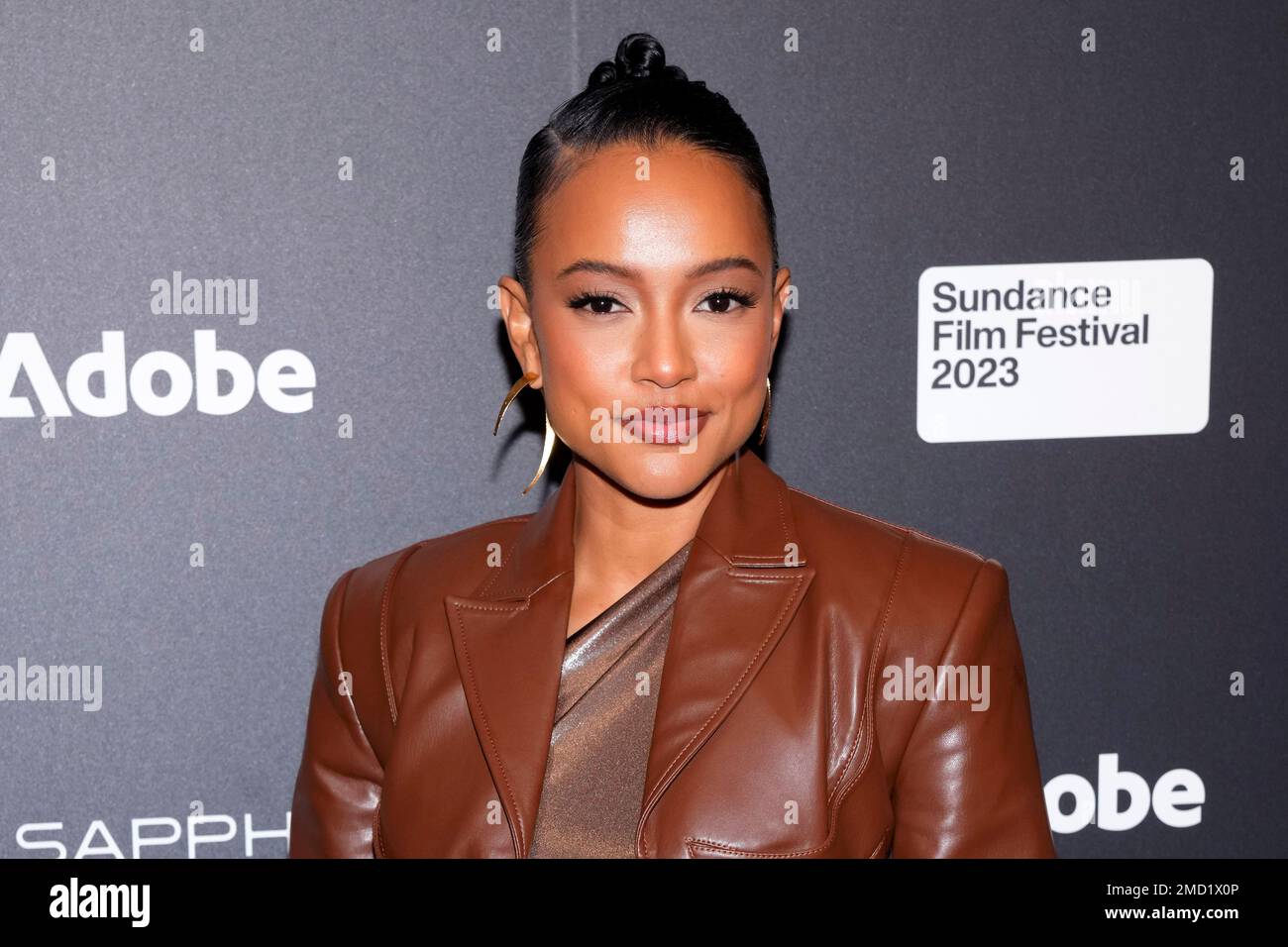 Karrueche Tran attends the premiere of "Divinity" at the Egyptian ...