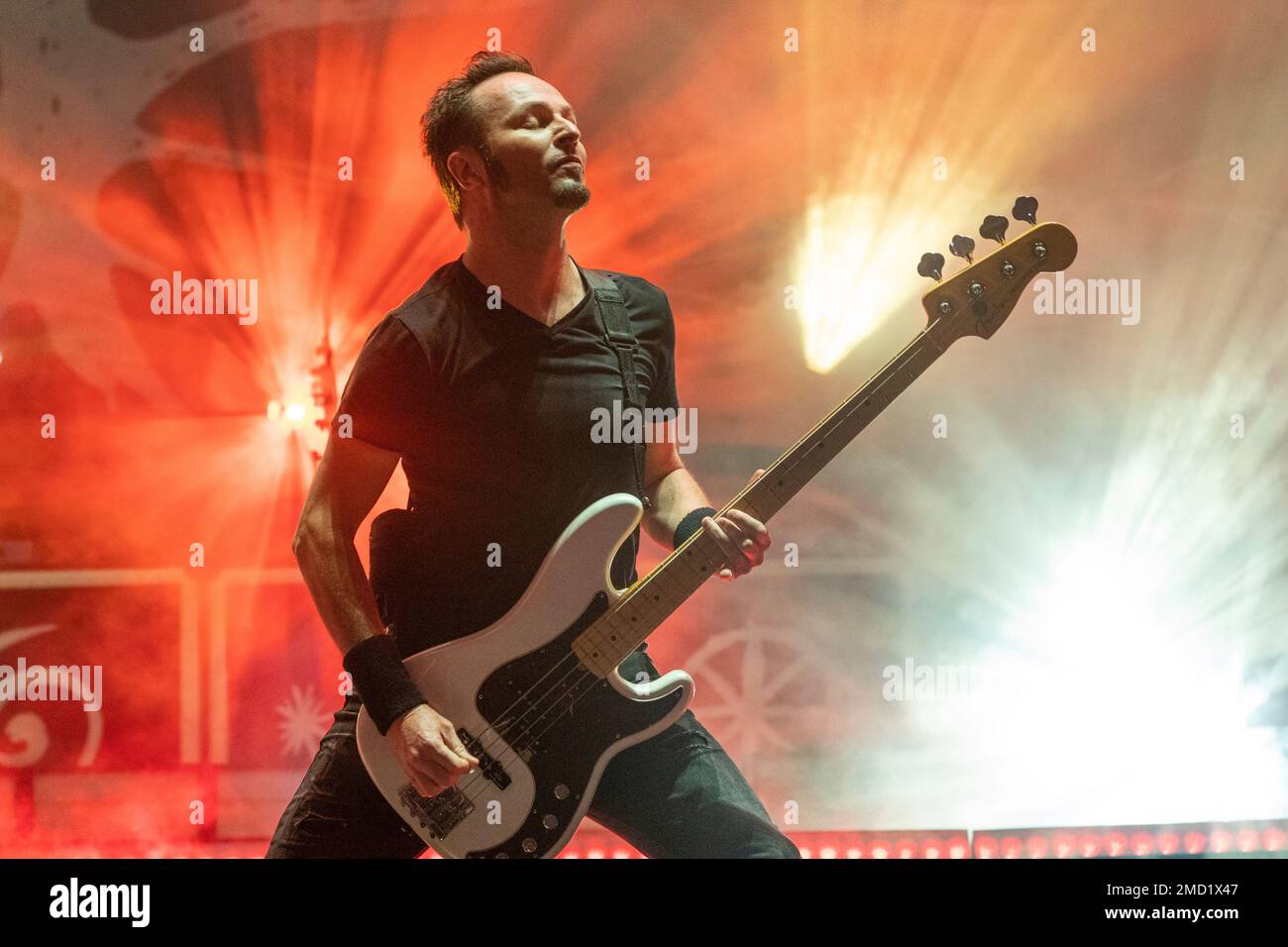 Jean-Michel Labadie of Gojira performs at Welcome to Rockville at ...
