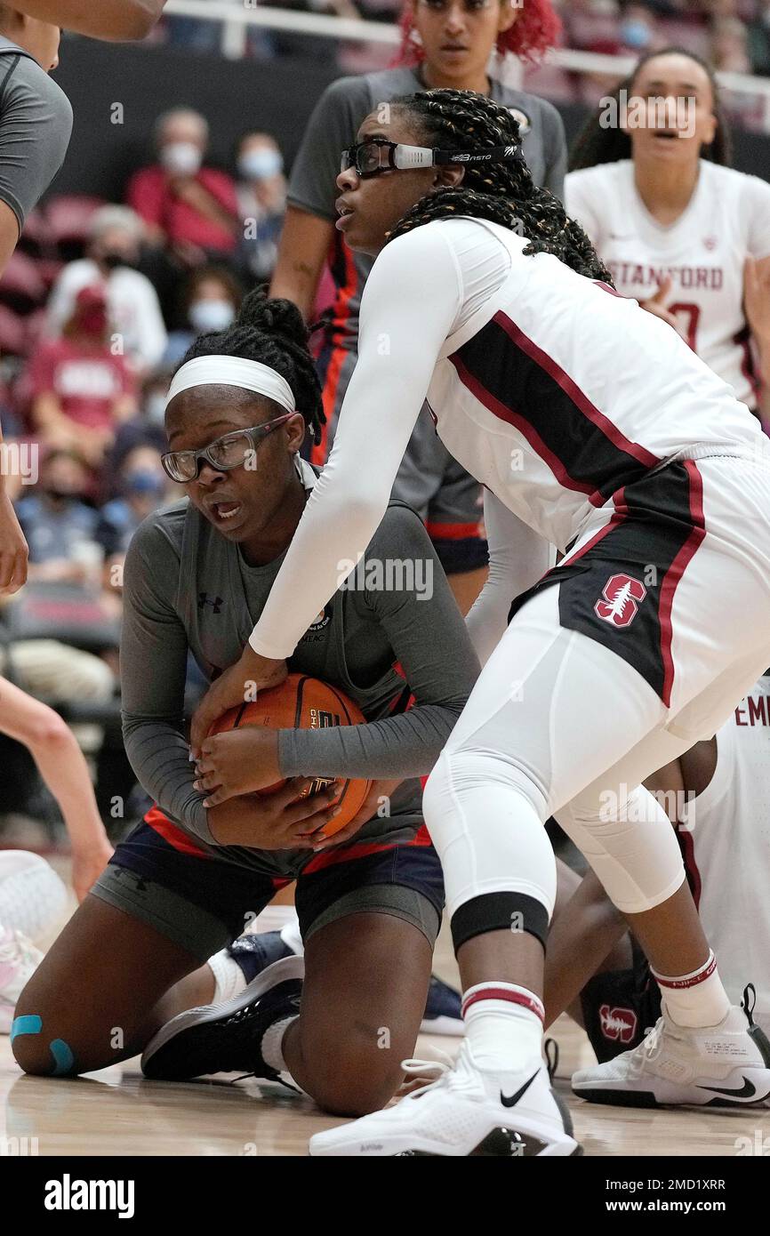 Morgan State guard Khaliah Hines (2) and Stanford forward Francesca ...