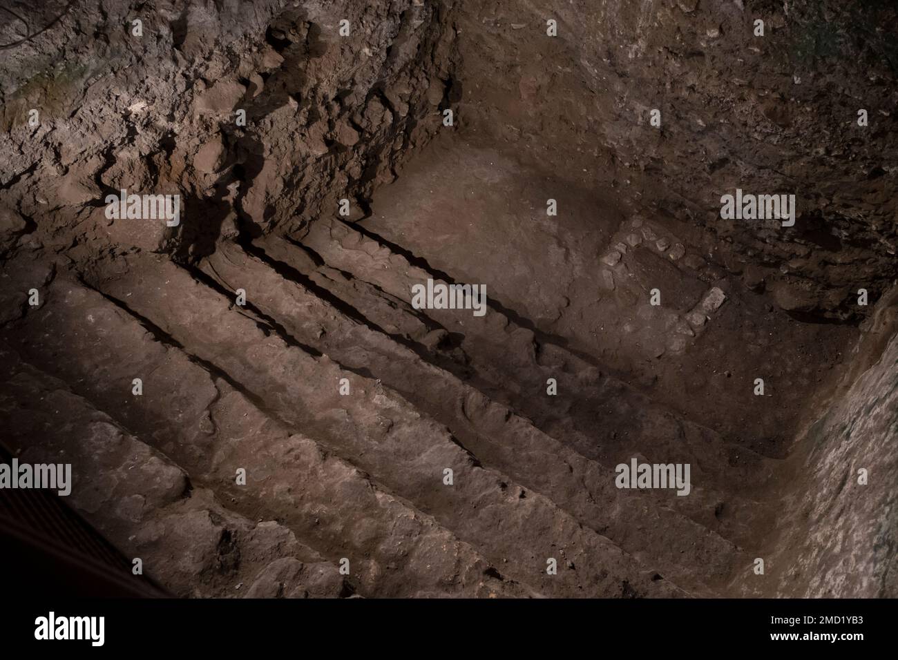 Jerusalem, Israel. 22nd Jan, 2023. The Rock cut Mikveh Jewish ritual ...