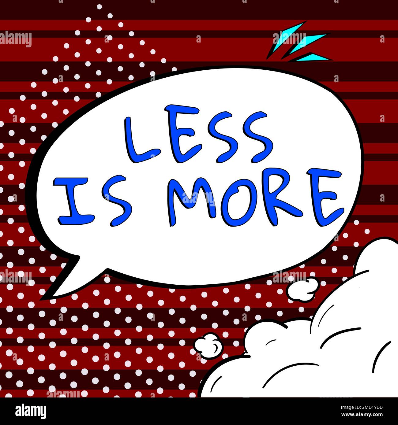 Hand writing sign Less Is More. Internet Concept Minimalist approach to ...