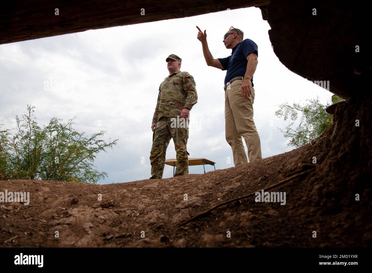 Tactical signals intelligence exercise supervisor Brian LeMaster, 344th ...