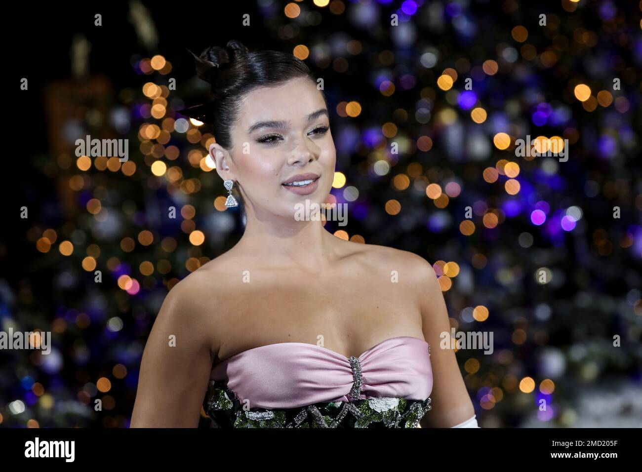 Hailee Steinfeld poses for photographers upon arrival at the UK Fan ...