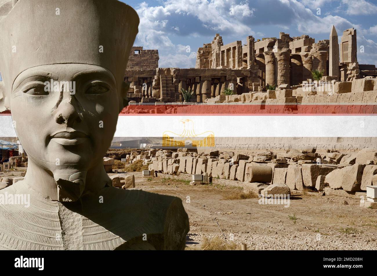 The Karnak temple complex (Thebe, Egypt) is one of the most important ...