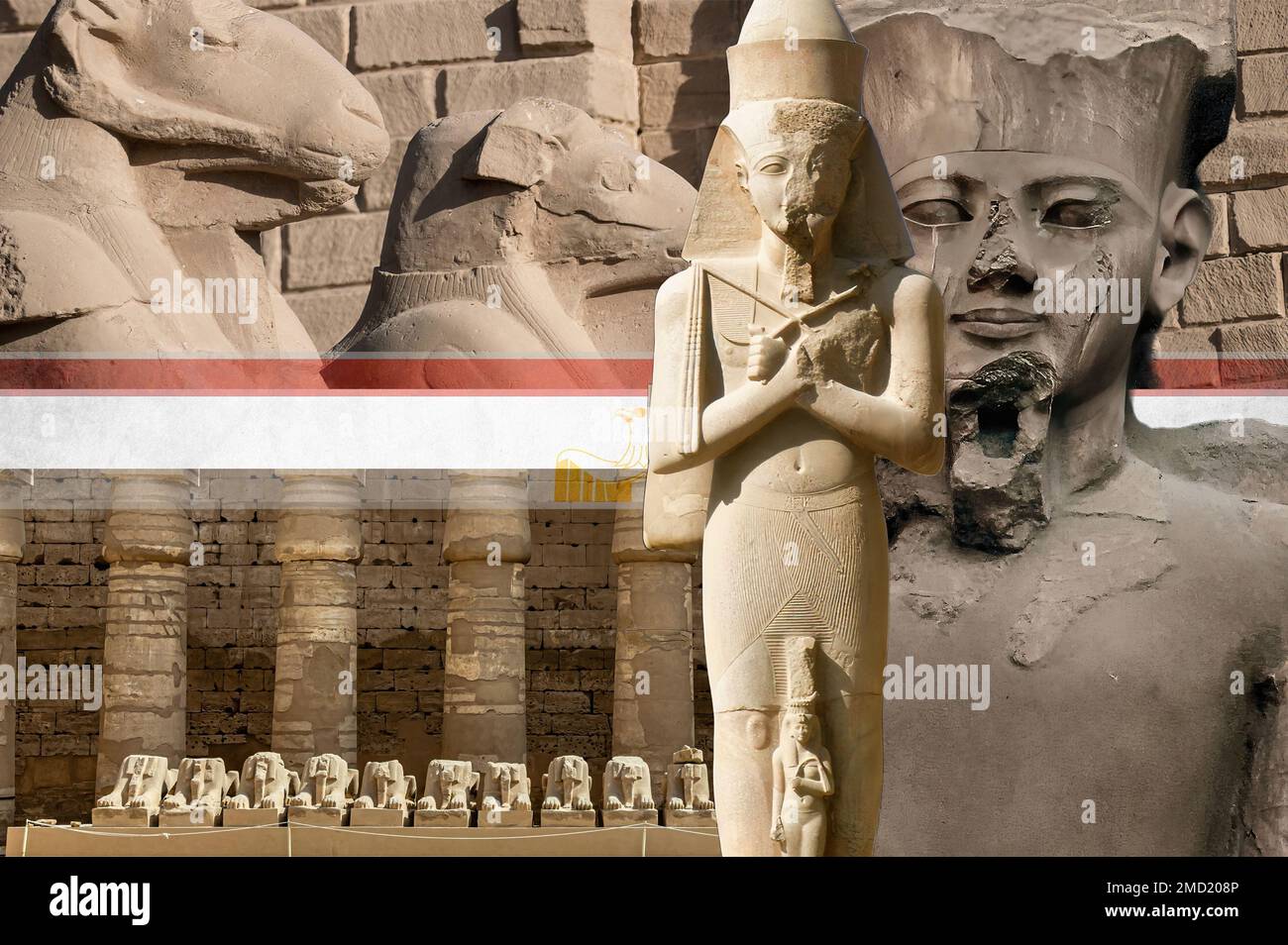 The Karnak temple complex (Thebe, Egypt) is one of the most important ...