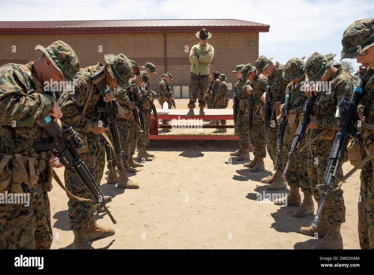 U.S. Marine Corps Sgt. Spencer T. Lipscomb, a primary marksmanship ...