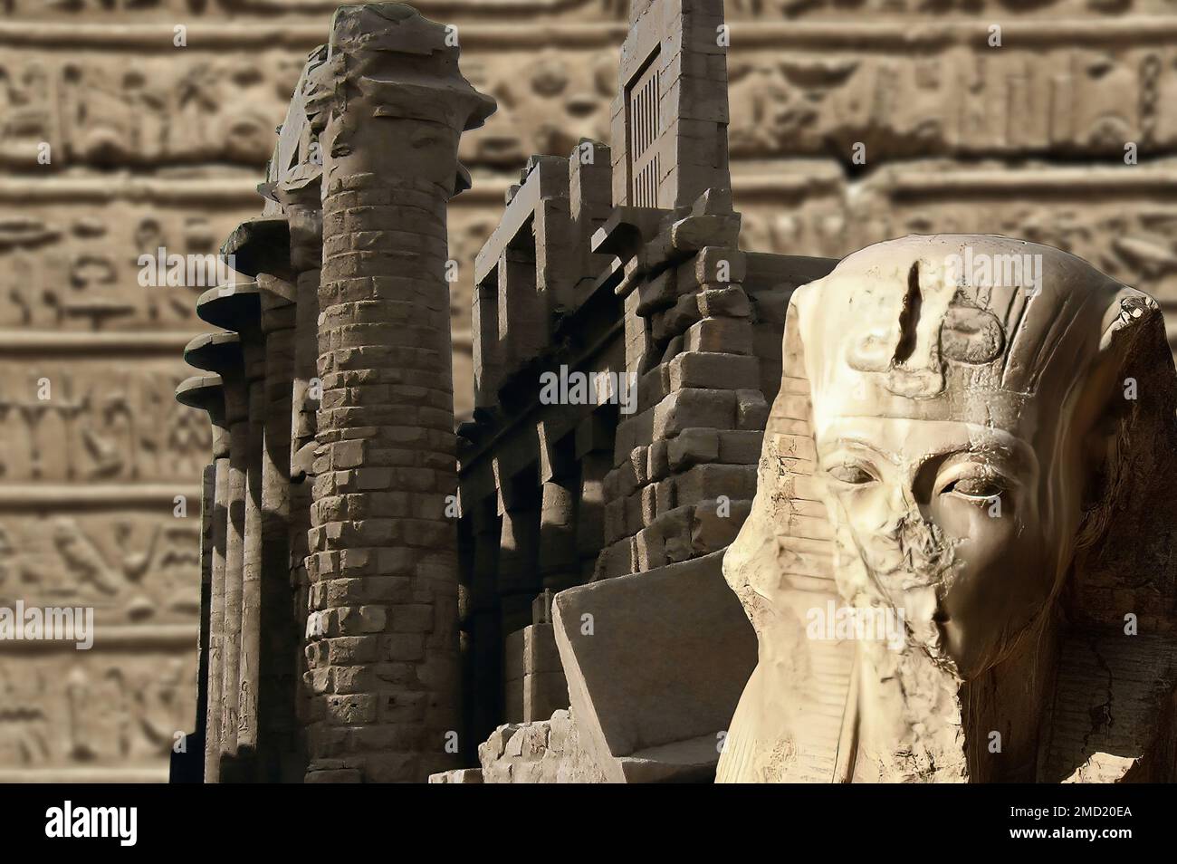 The Karnak temple complex (Thebe, Egypt) is one of the most important ...