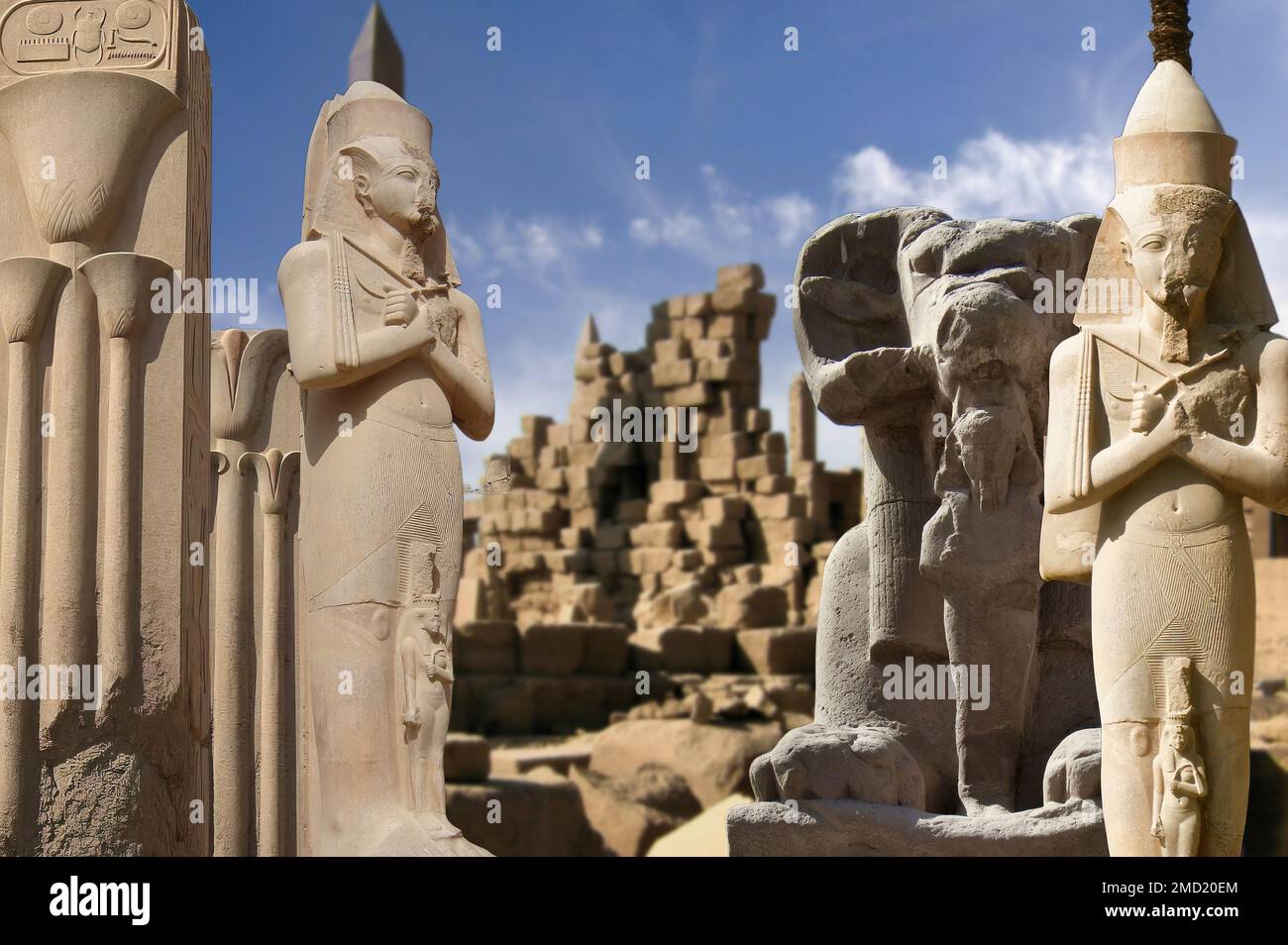 The Karnak temple complex (Thebe, Egypt) is one of the most important ...