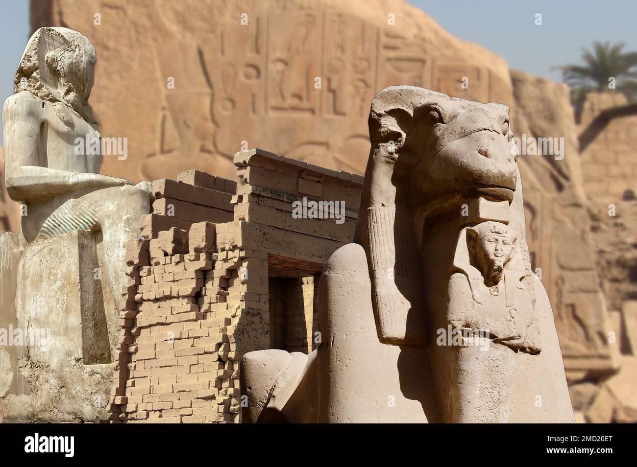 The Karnak temple complex (Thebe, Egypt) is one of the most important ...