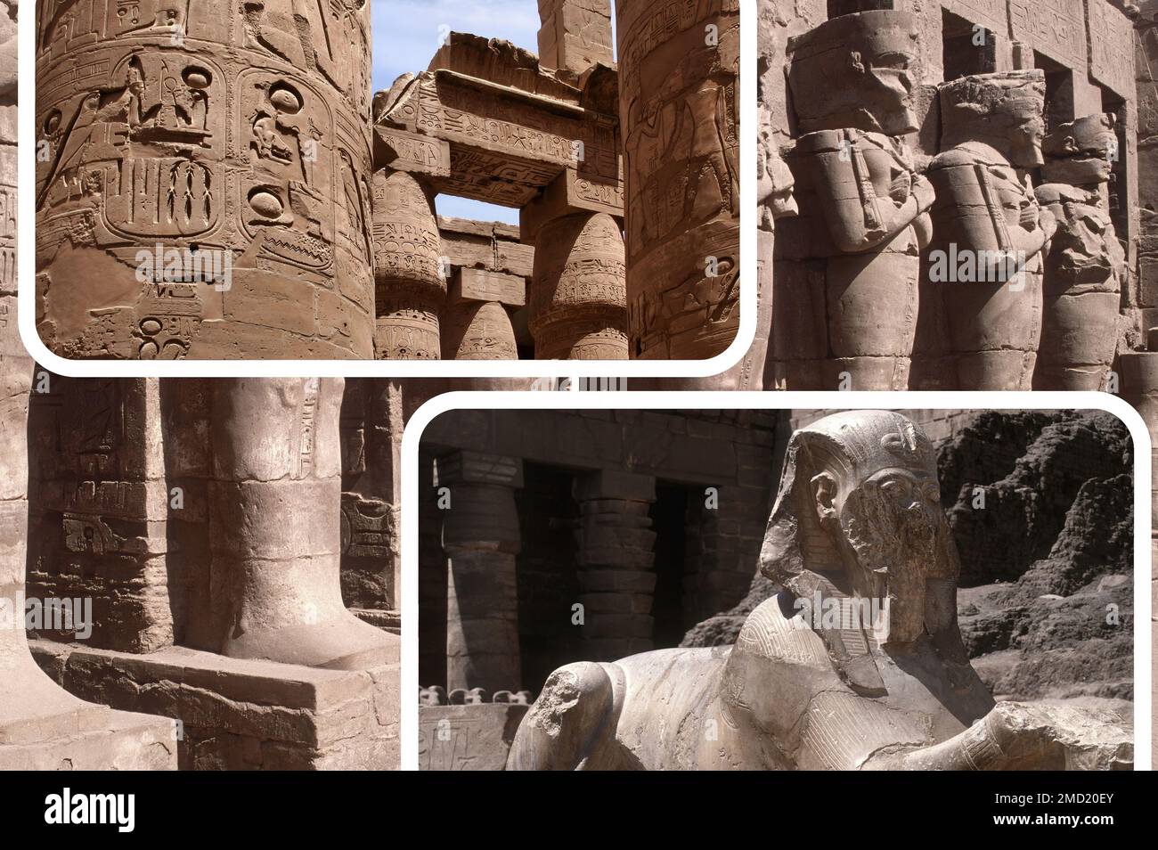 The Karnak temple complex (Thebe, Egypt) is one of the most important ...