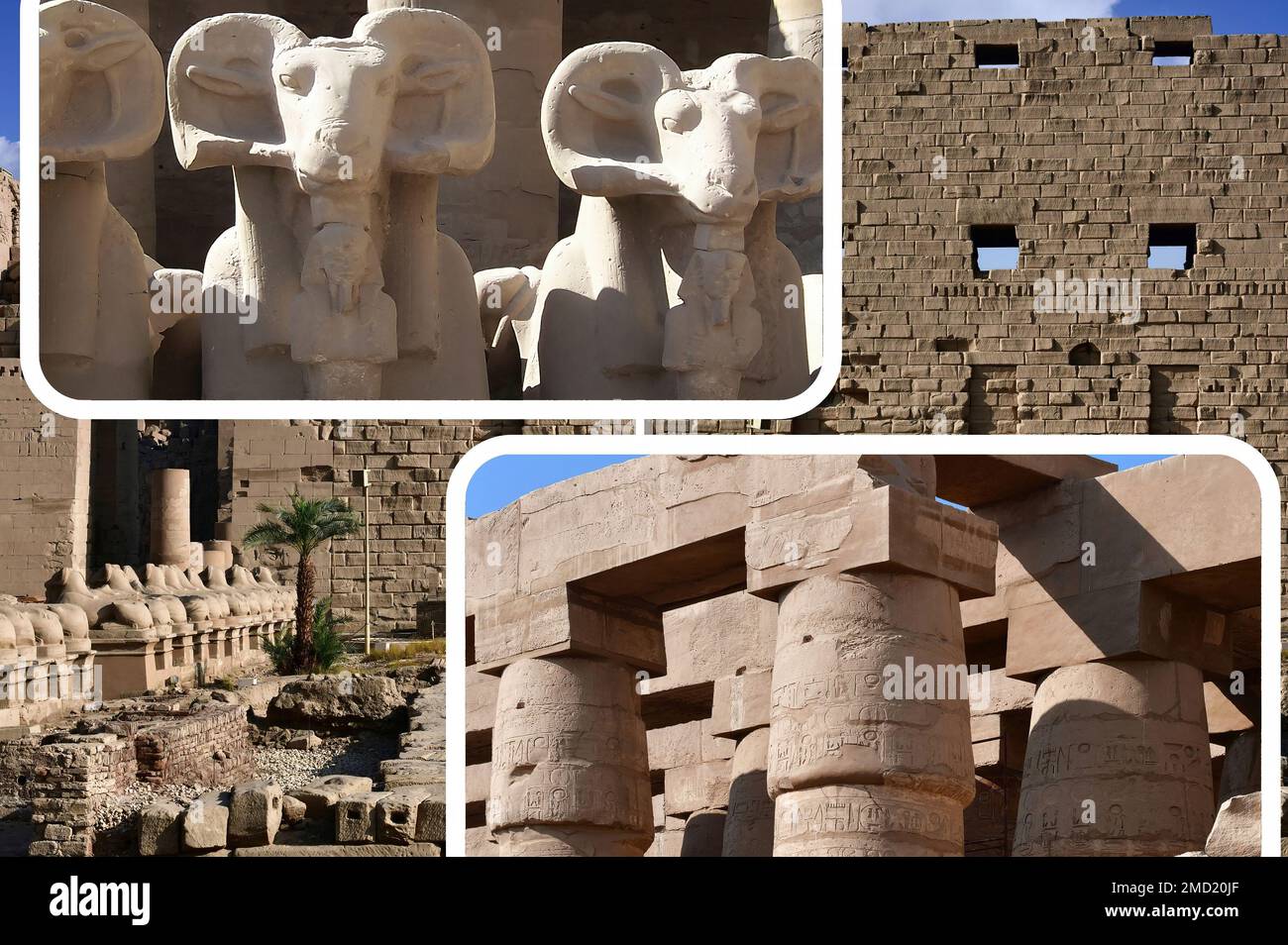 The Karnak temple complex (Thebe, Egypt) is one of the most important ...