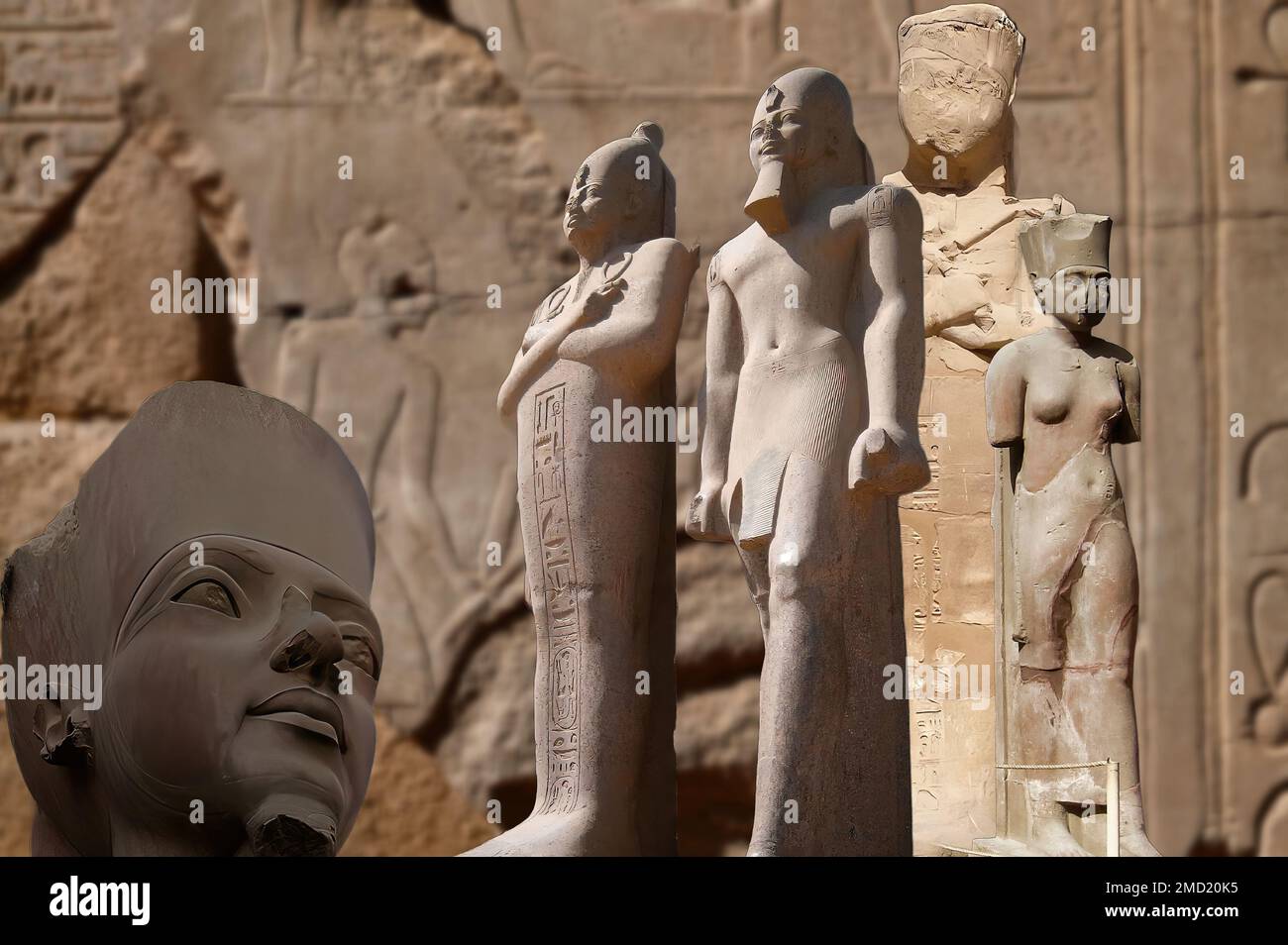 The Ramesseum is the funerary temple of Pharaoh Ramses II in Egypt.It ...