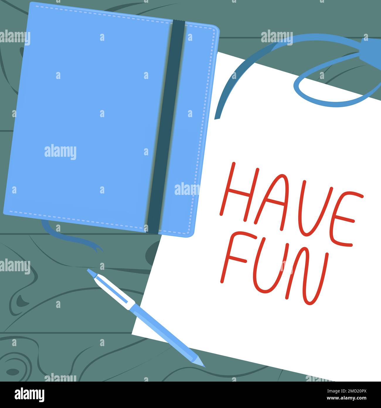 Handwriting text Have Fun. Concept meaning wish somebody good and ...