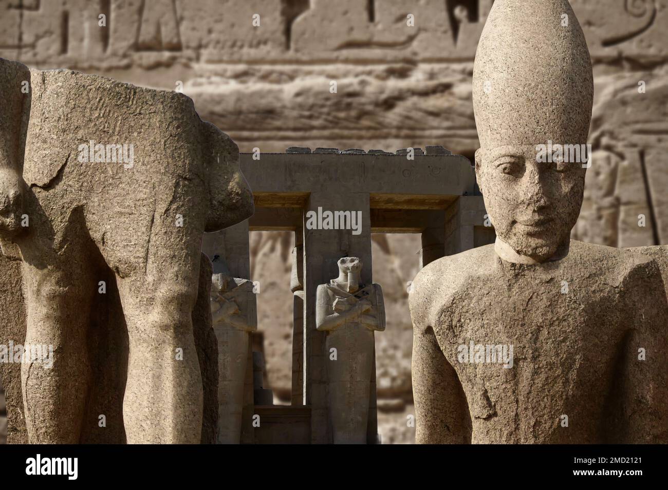 The Ramesseum is the funerary temple of Pharaoh Ramses II in Egypt.It ...