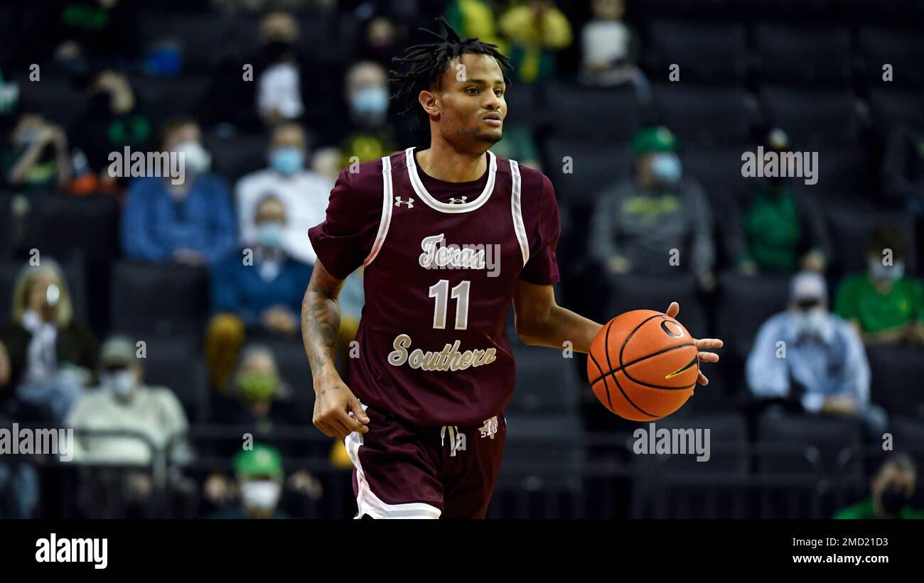 Texas Southern guard Jordan Gilliam (11) during a NCAA college ...