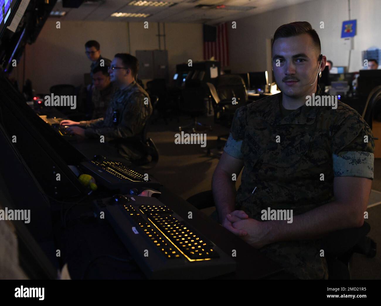 U.S. Marine Corps Cpl. Christian Jankovich, an 8th Operations Support ...