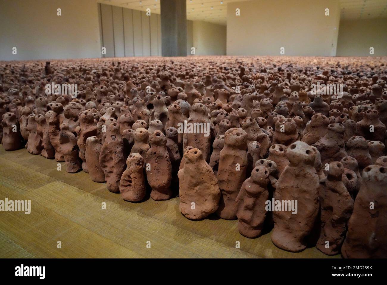 The installation titled "Asian Field", designed by British artist ...