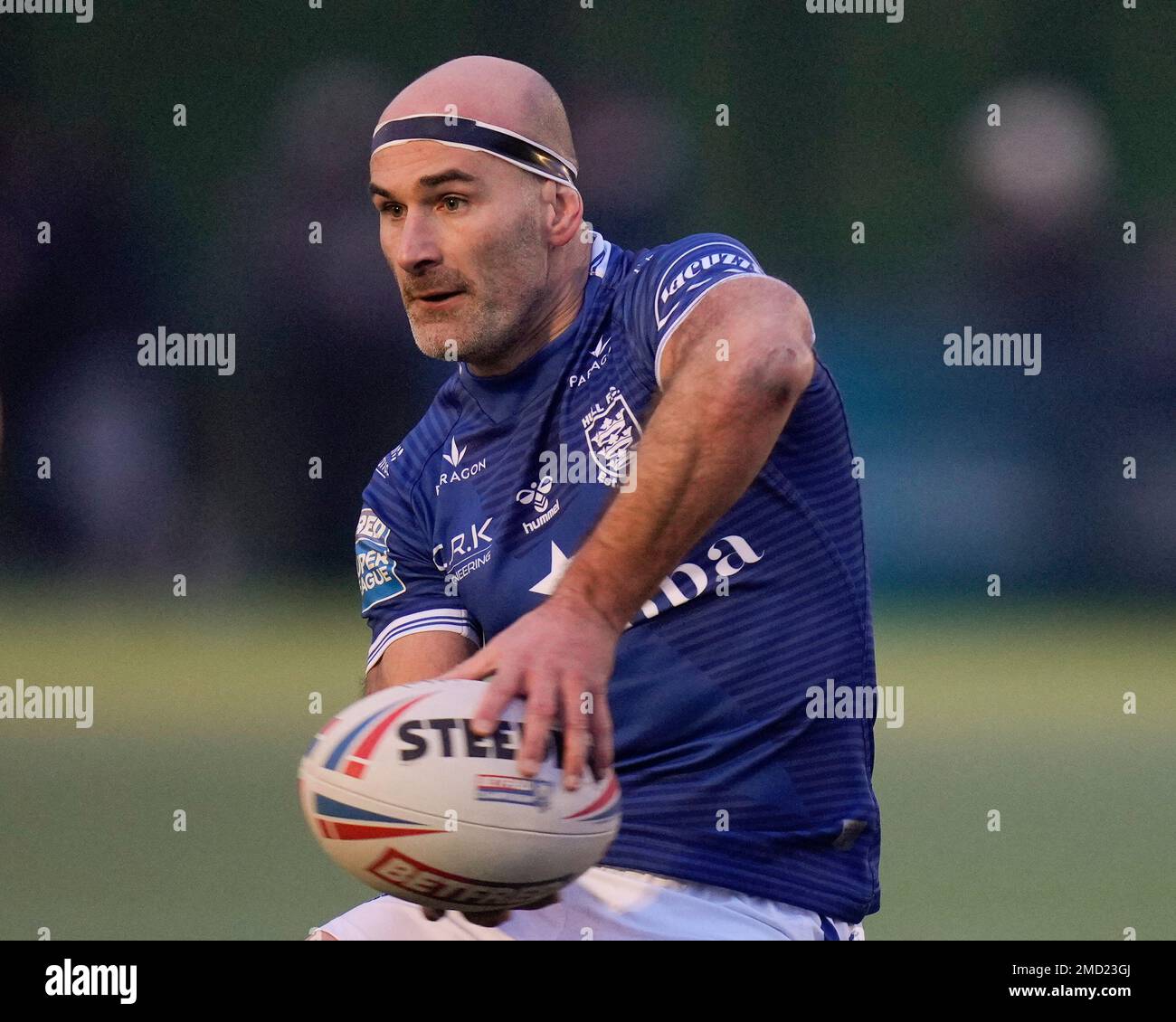 Danny Houghton #9 of Hull FC during the Rugby League Pre Season match ...