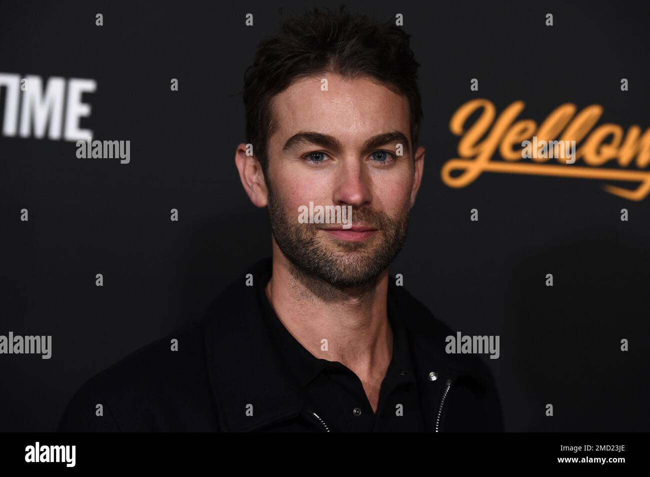 Chase Crawford arrives at the premiere of "Yellowjackets" on Wednesday ...