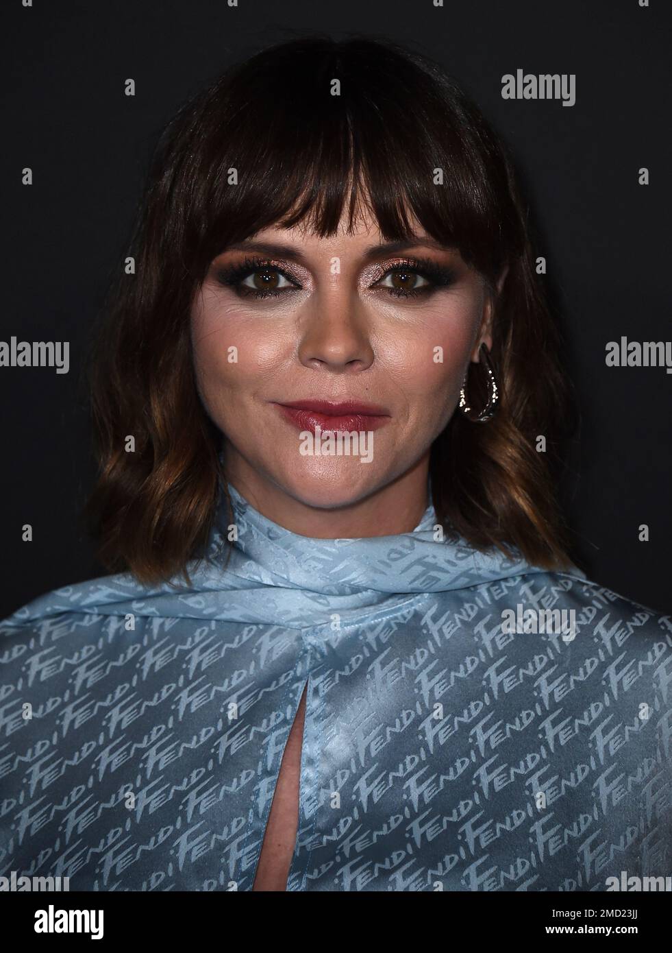Christina Ricci arrives at the premiere of "Yellowjackets" on Wednesday ...