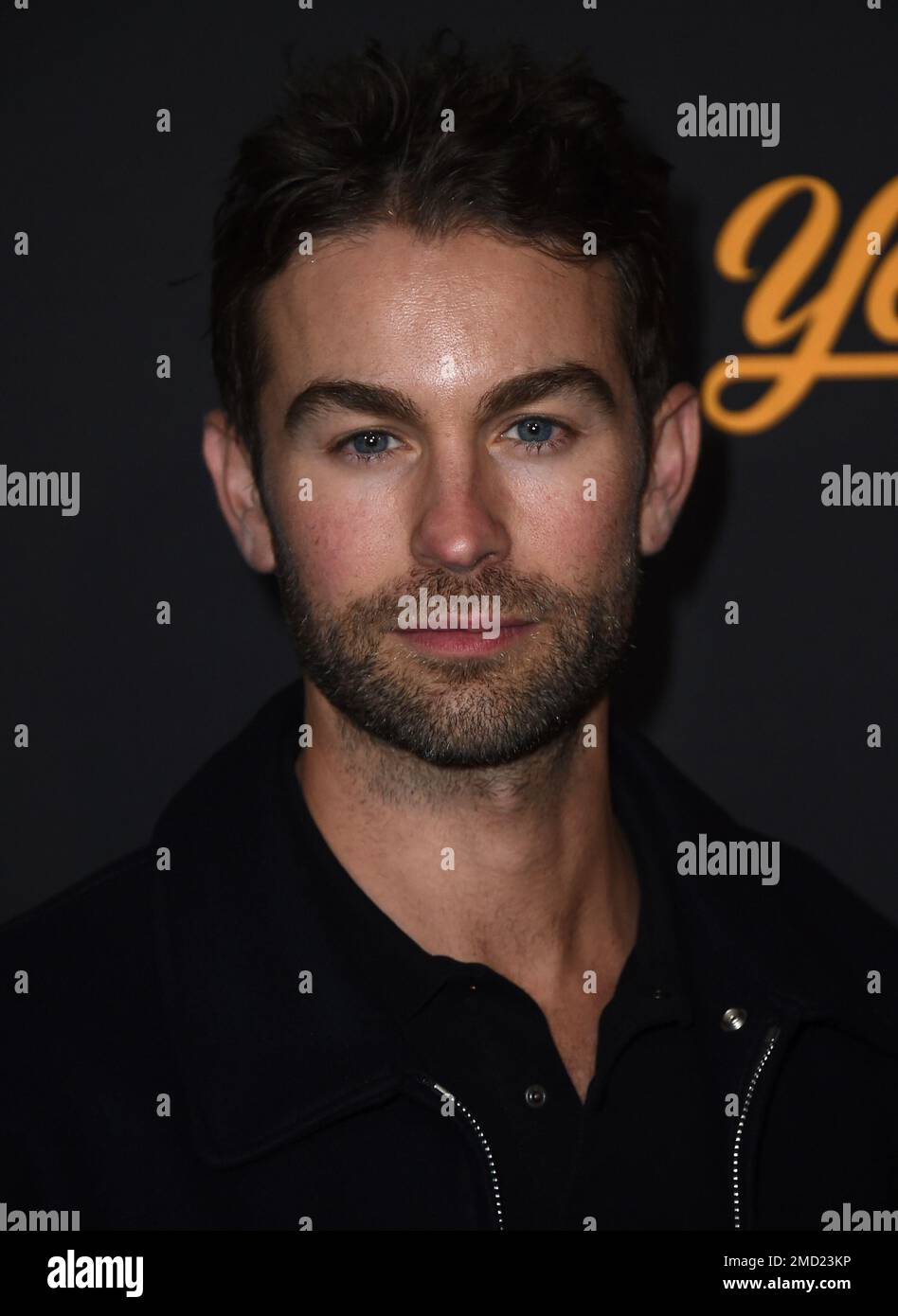 Chase Crawford arrives at the premiere of "Yellowjackets" on Wednesday ...