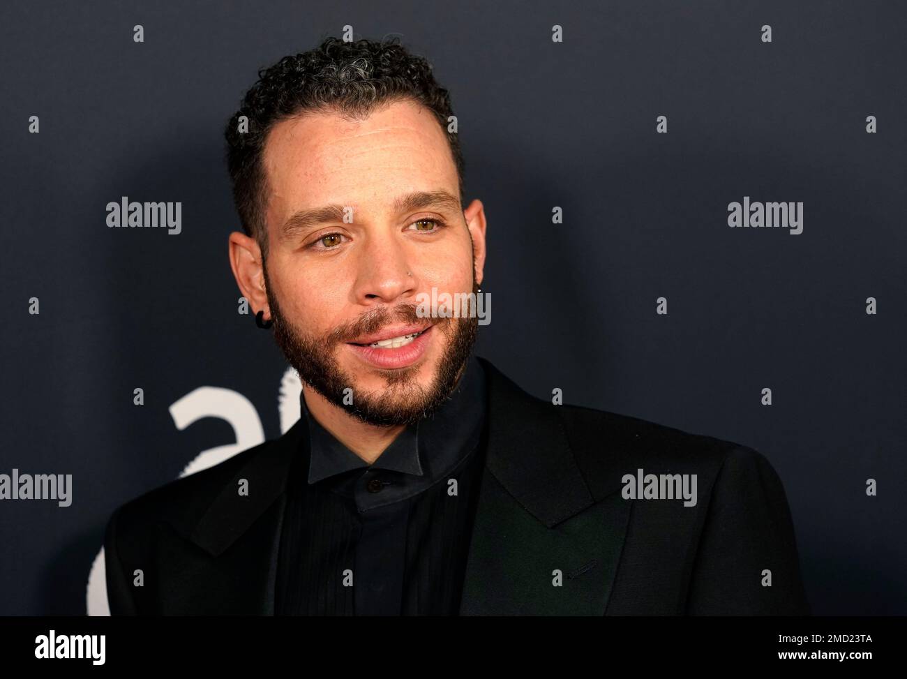 Robin de Jesus poses at the premiere of the film "tick, tick…BOOM!" on ...