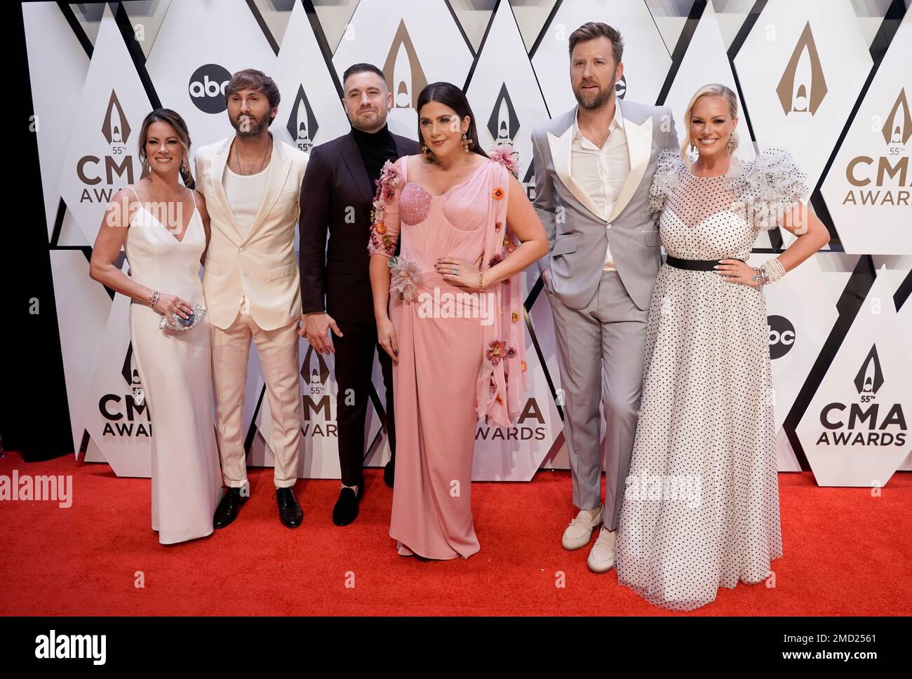 Kelli Cashiola, from left, Dave Haywood, Chris Tyrrell, Hillary Scott ...