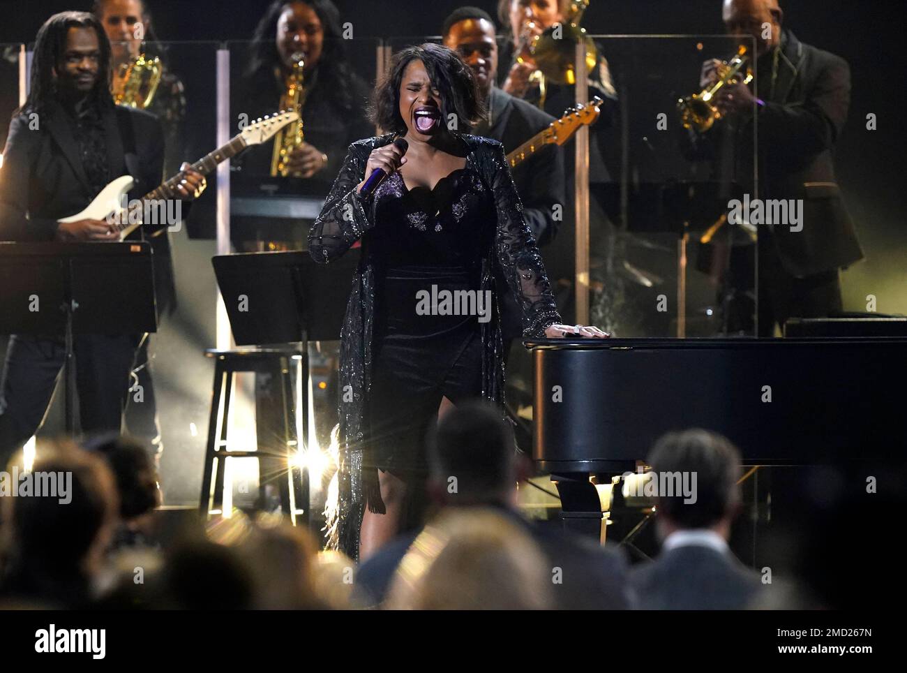 Jennifer Hudson performs at the 55th annual CMA Awards on Wednesday ...