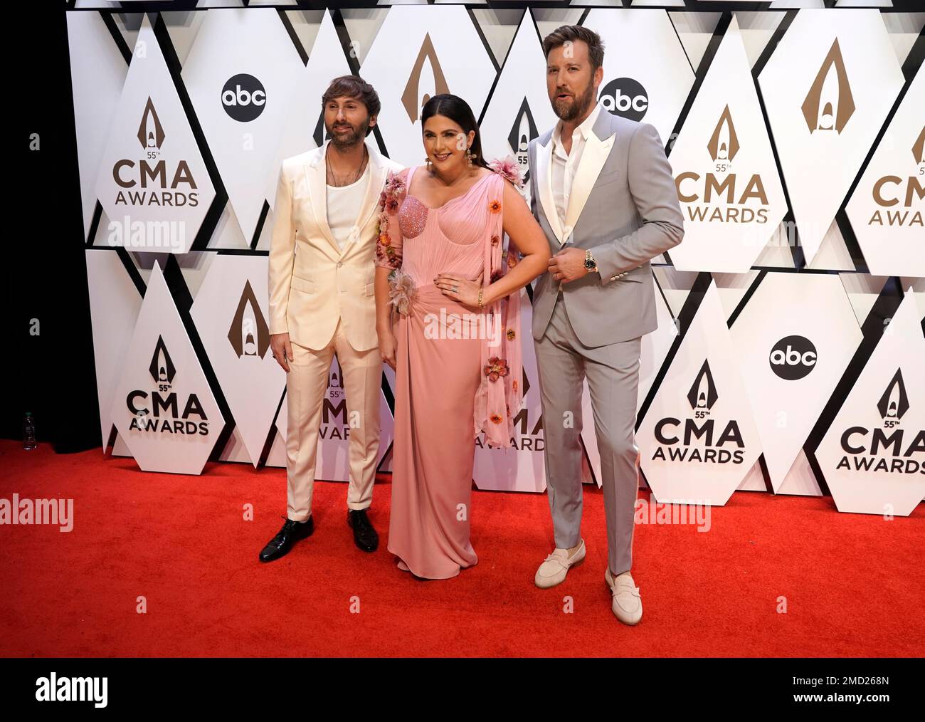 Dave Haywood, from left, Hillary Scott and Charles Kelley of Lady A ...