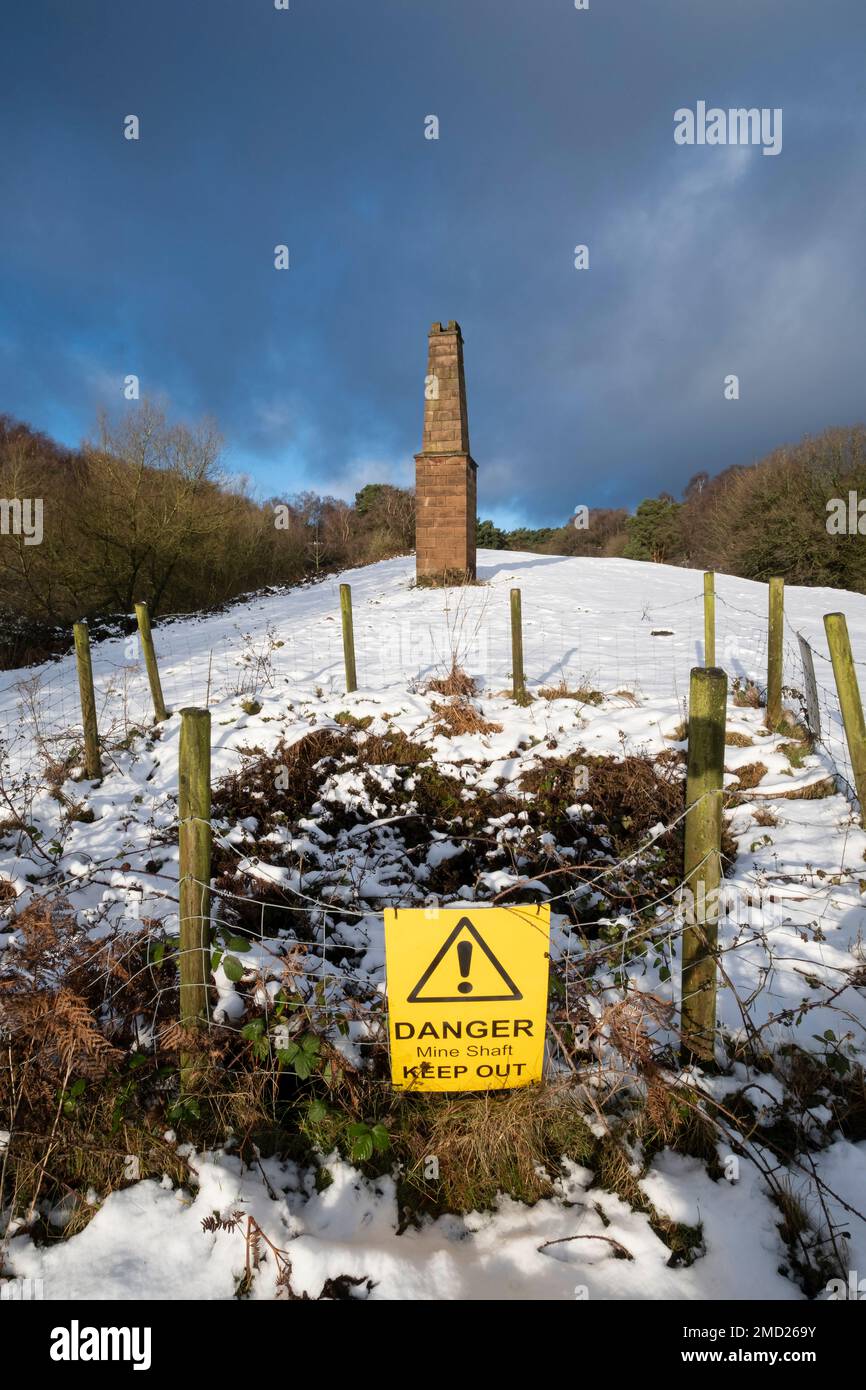 Square base mining chimney hi-res stock photography and images - Alamy