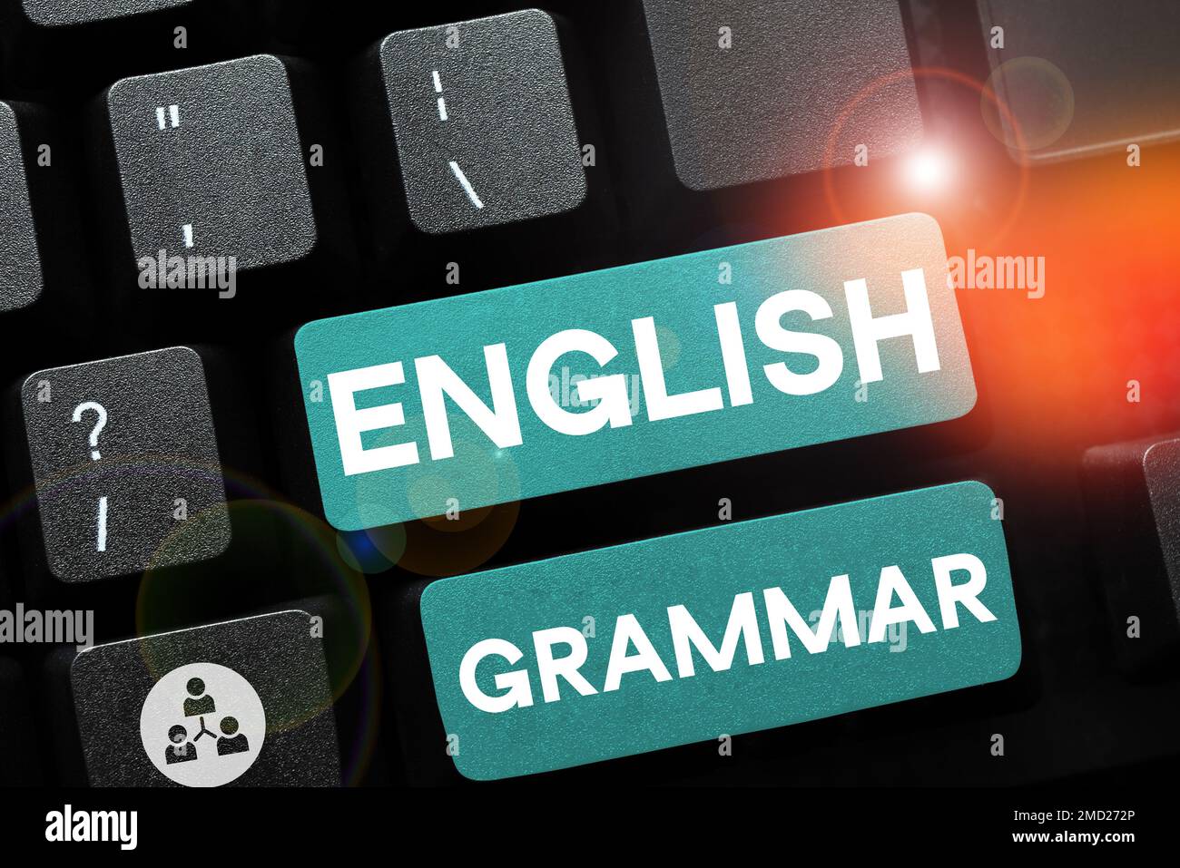 Conceptual display English Grammar, Word Written on courses cover all ...