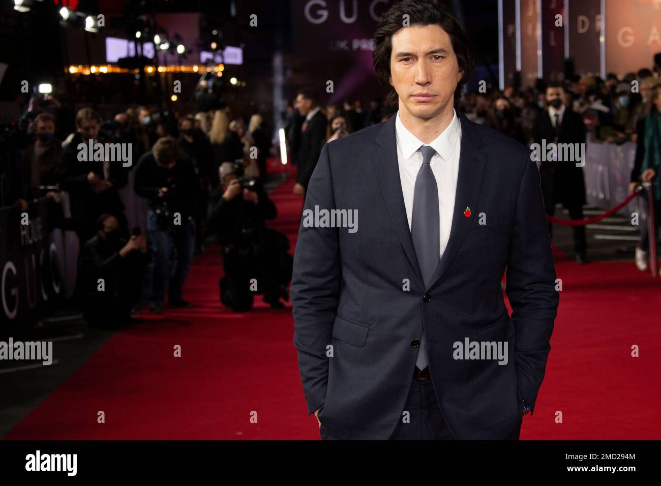 Adam Driver poses for photographers upon arrival at the World premiere ...