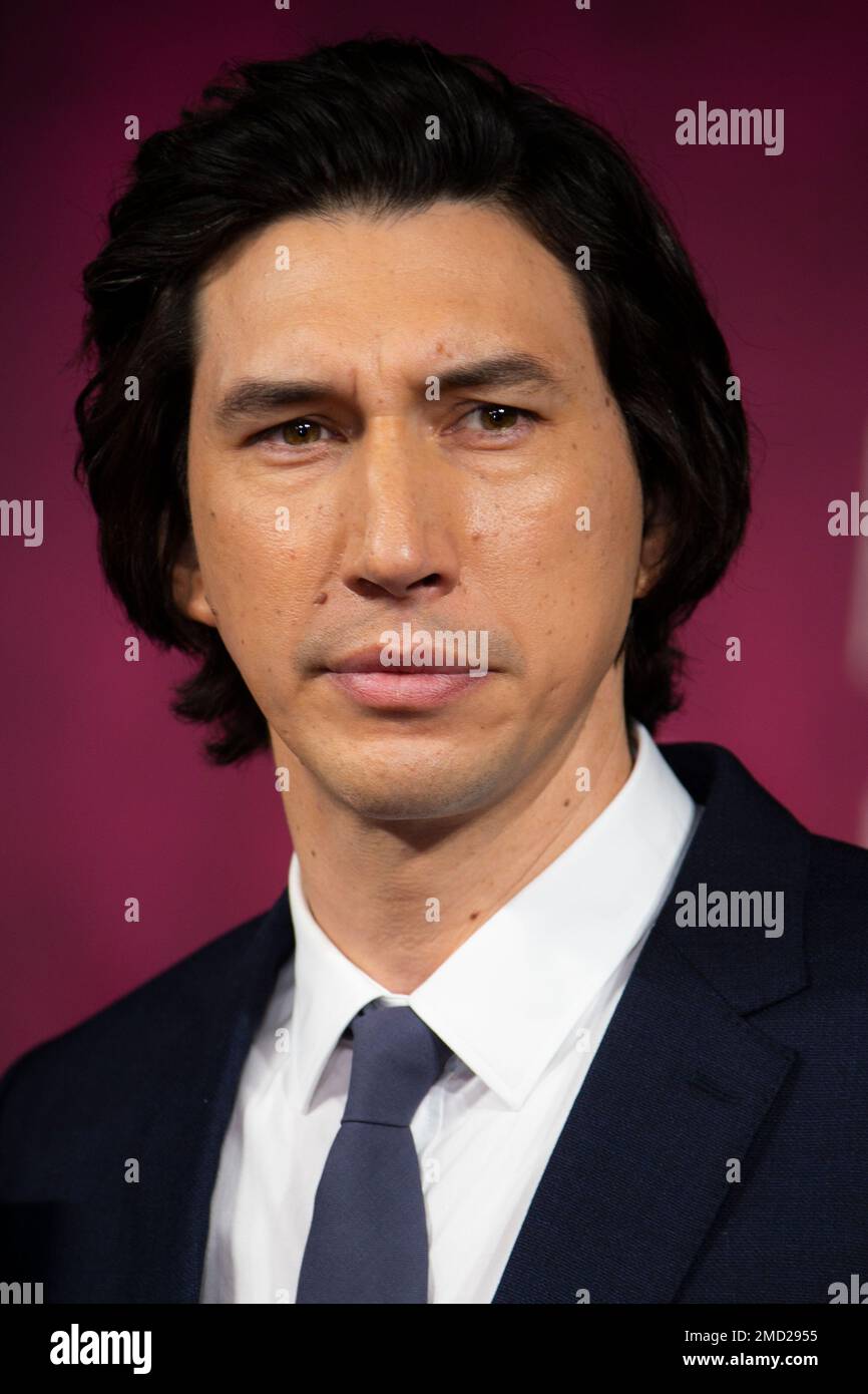 Adam Driver poses for photographers upon arrival at the World premiere ...