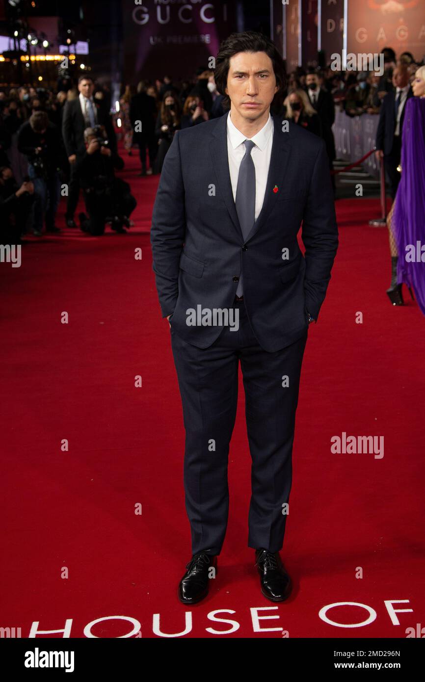 Adam Driver poses for photographers upon arrival at the World premiere ...