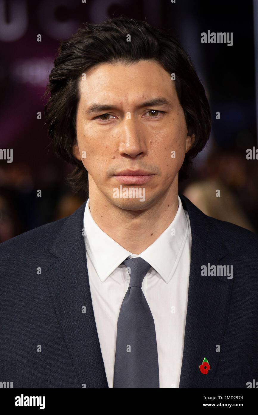 Adam Driver poses for photographers upon arrival at the World premiere ...
