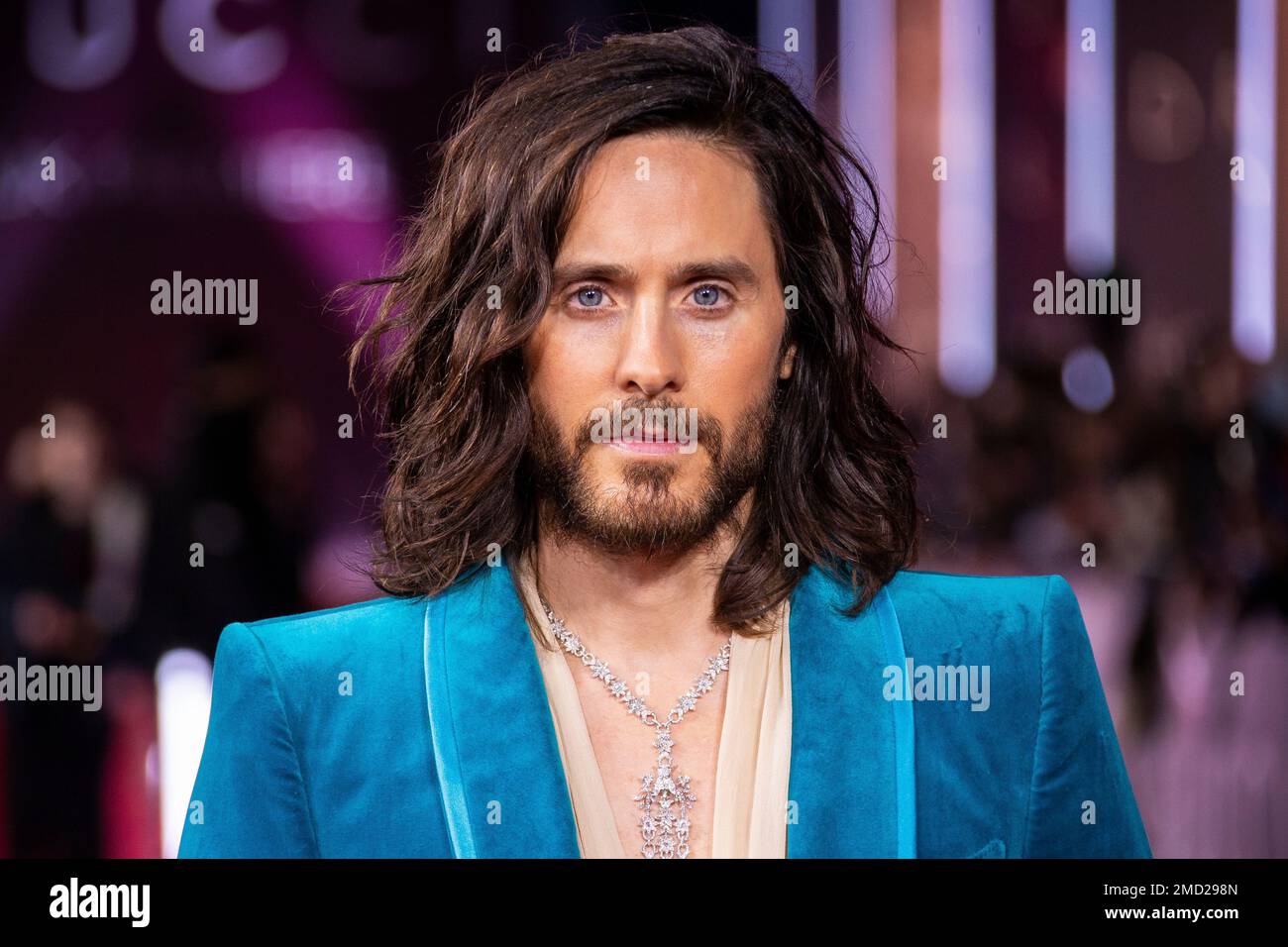 Jared Leto poses for photographers upon arrival at the World premiere ...