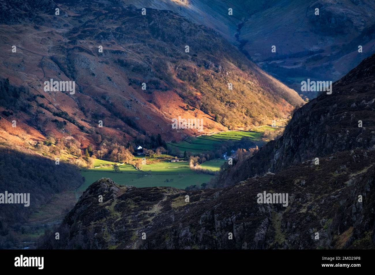 Village of rosthwaite hi-res stock photography and images - Alamy
