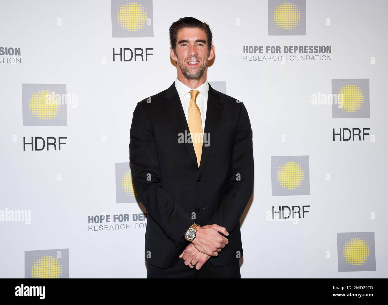 Former competitive swimmer Michael Phelps attends the Hope for ...