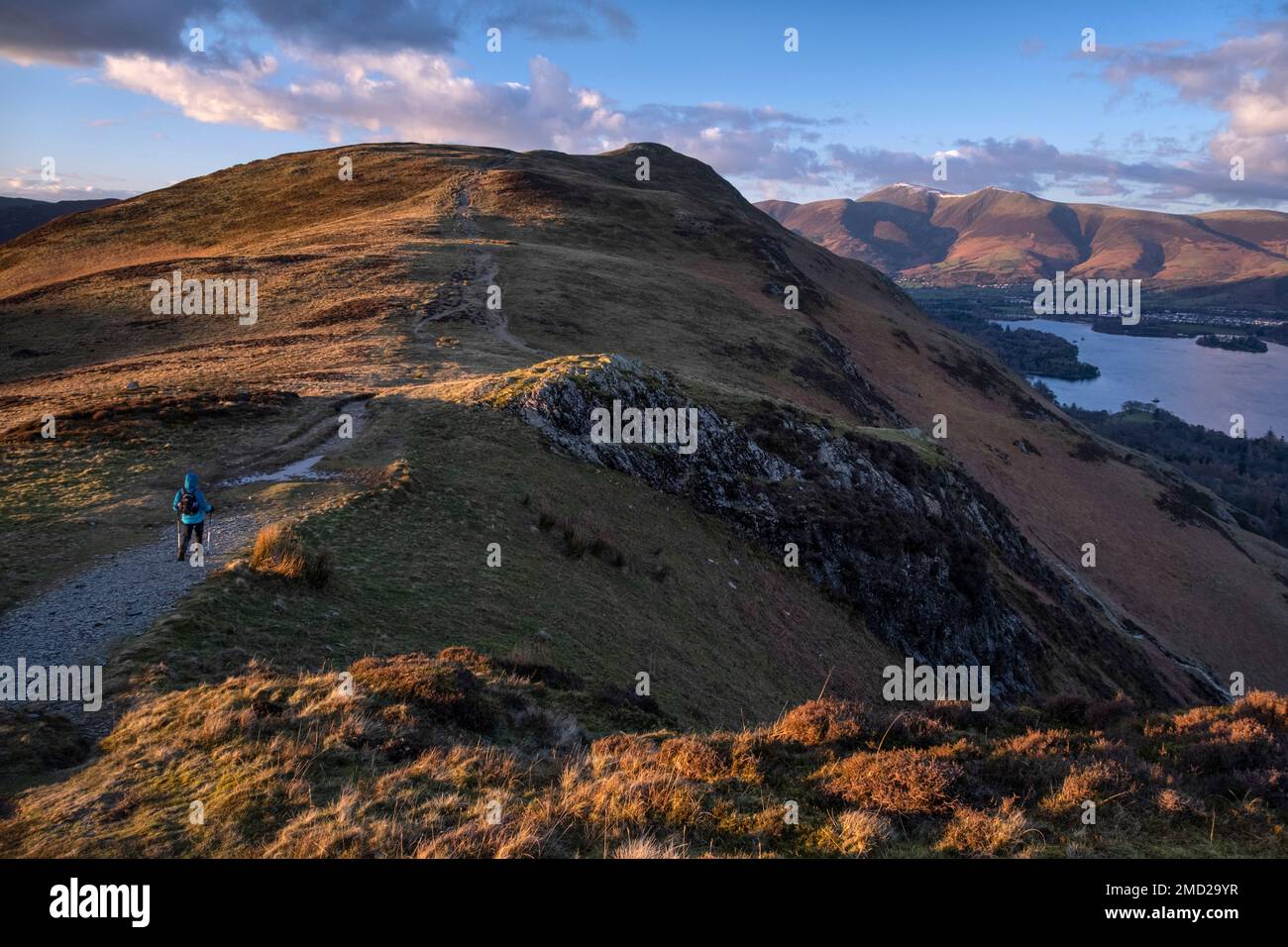 Walker on cat bells hi-res stock photography and images - Alamy