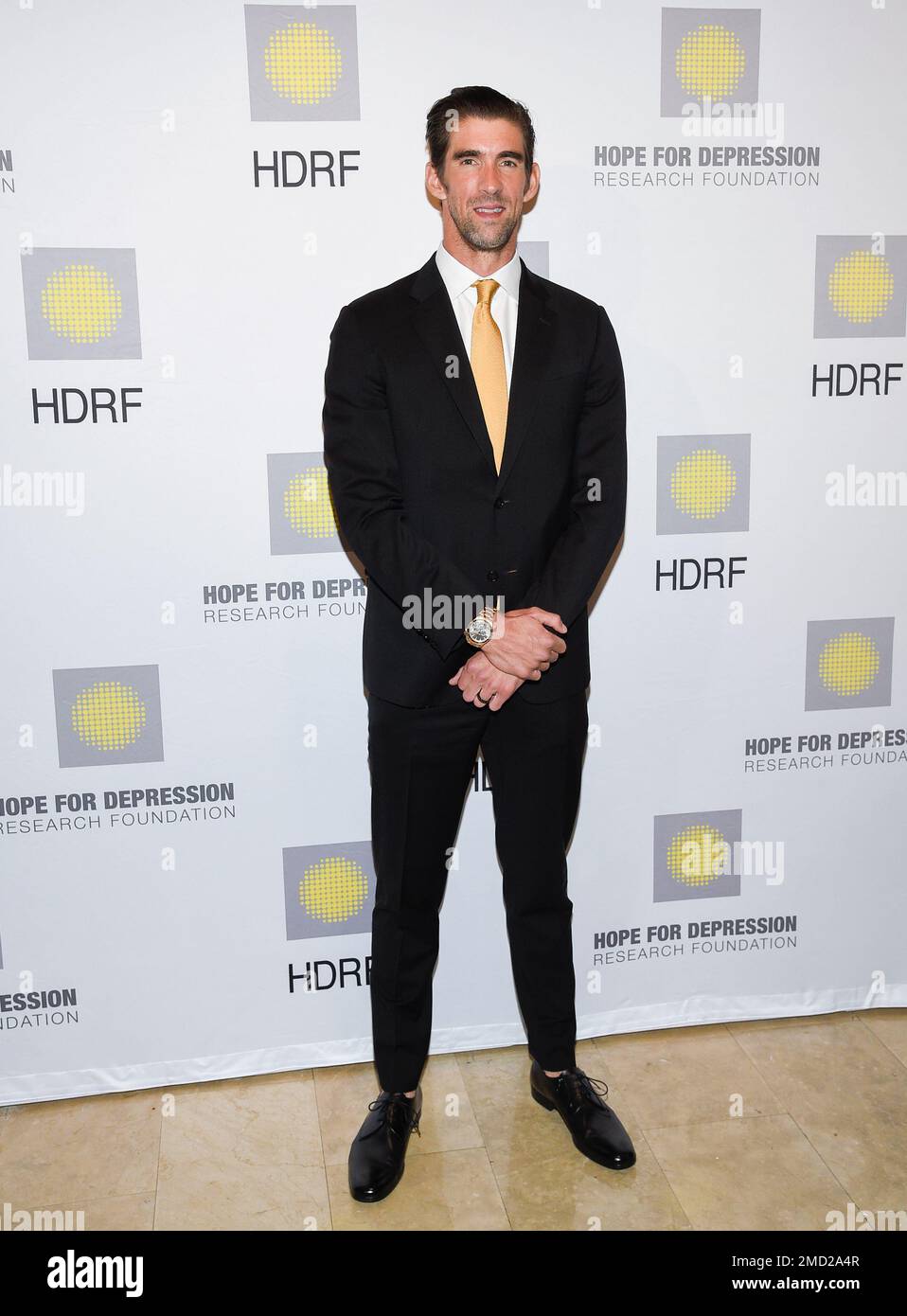 Former Olympic swimmer Michael Phelps attends the Hope for Depression ...