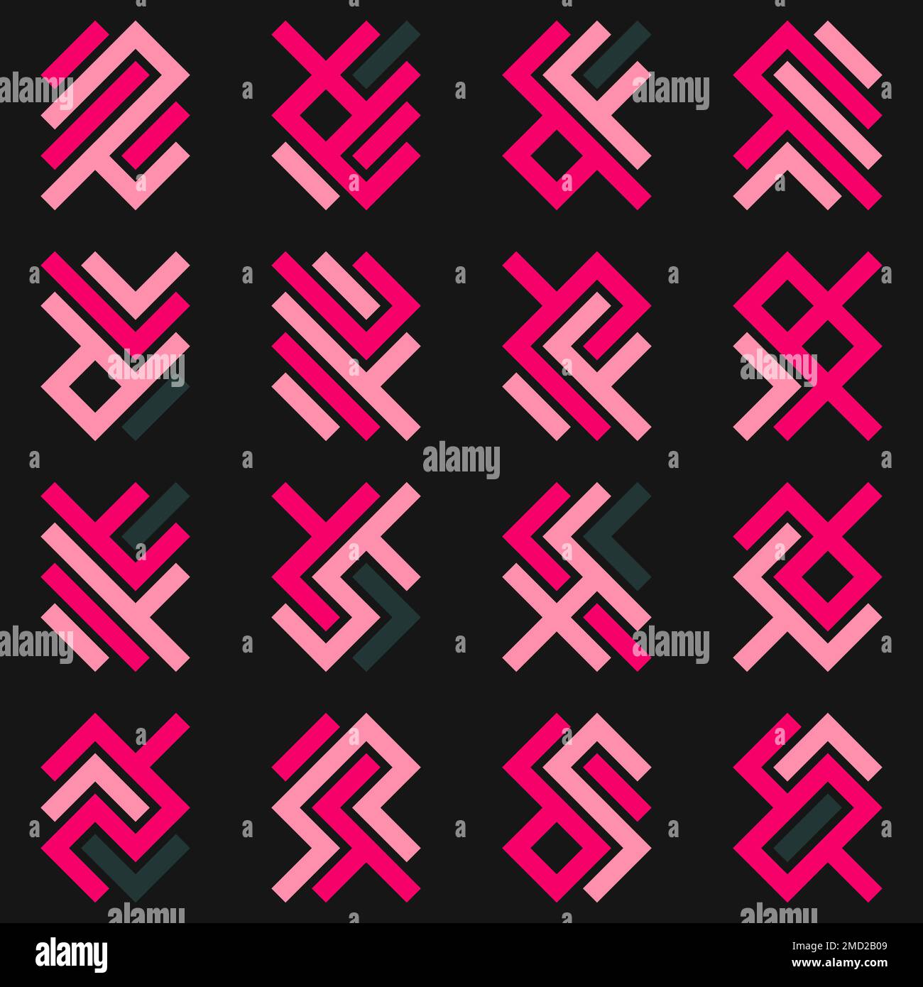 Asemic Glyph writing hieroglyph imitation generative illustration Stock ...