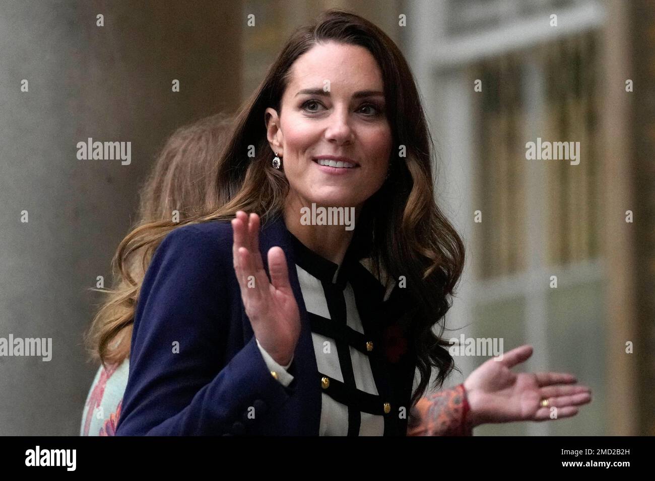 Britain's Kate, the Duchess of Cambridge arrives for a visit to the ...