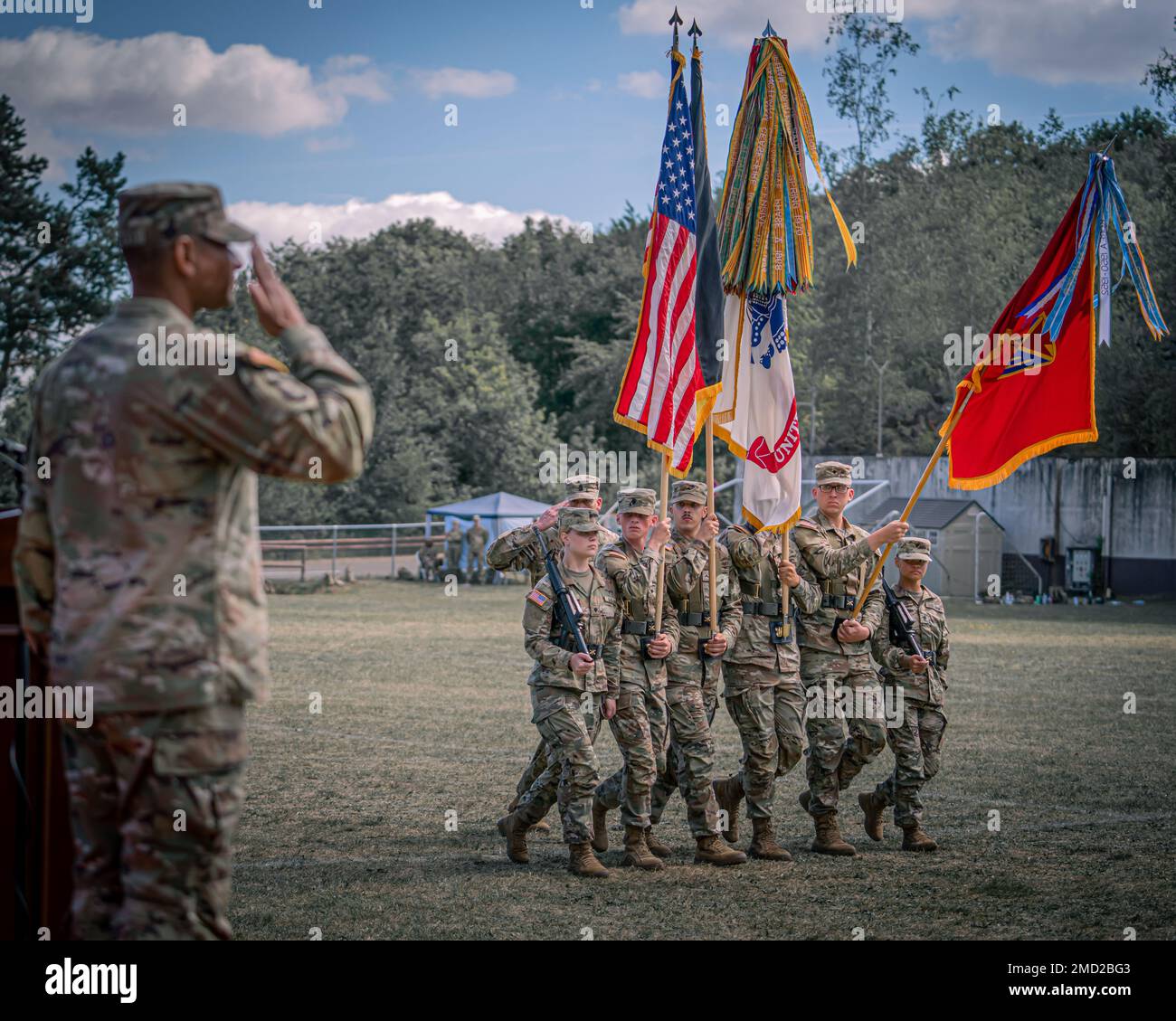U.S. Army Brig. Gen. Maurice Barnett, the new Commanding General of the ...
