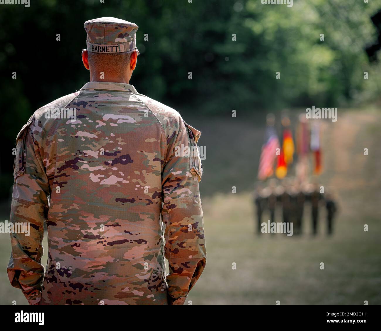 U.S. Army Brig. Gen. Maurice Barnett, the new Commanding General of the ...