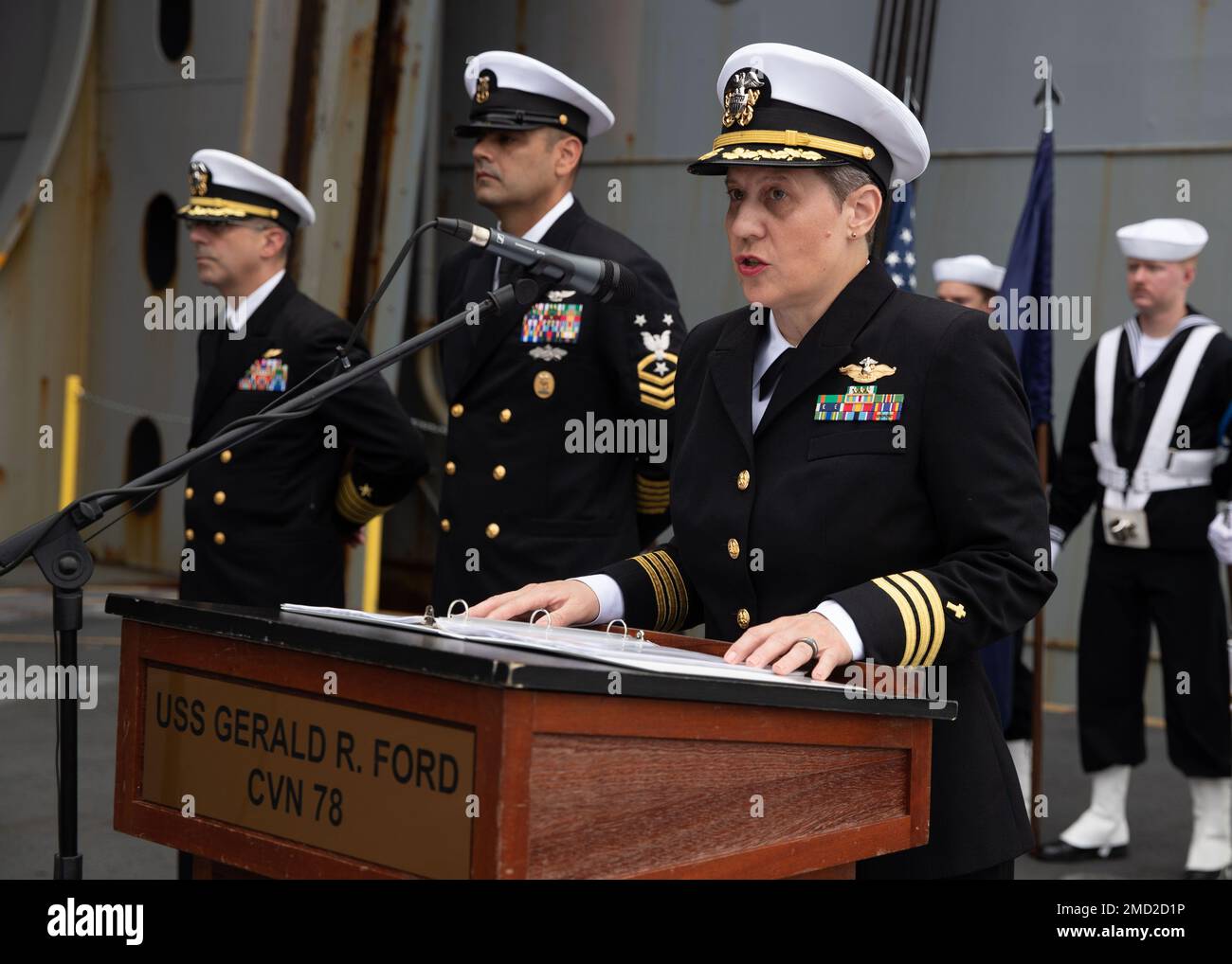 USS Gerald R. Ford (CVN 78) and Carrier Strike Group 12 Chaplain Cmdr ...