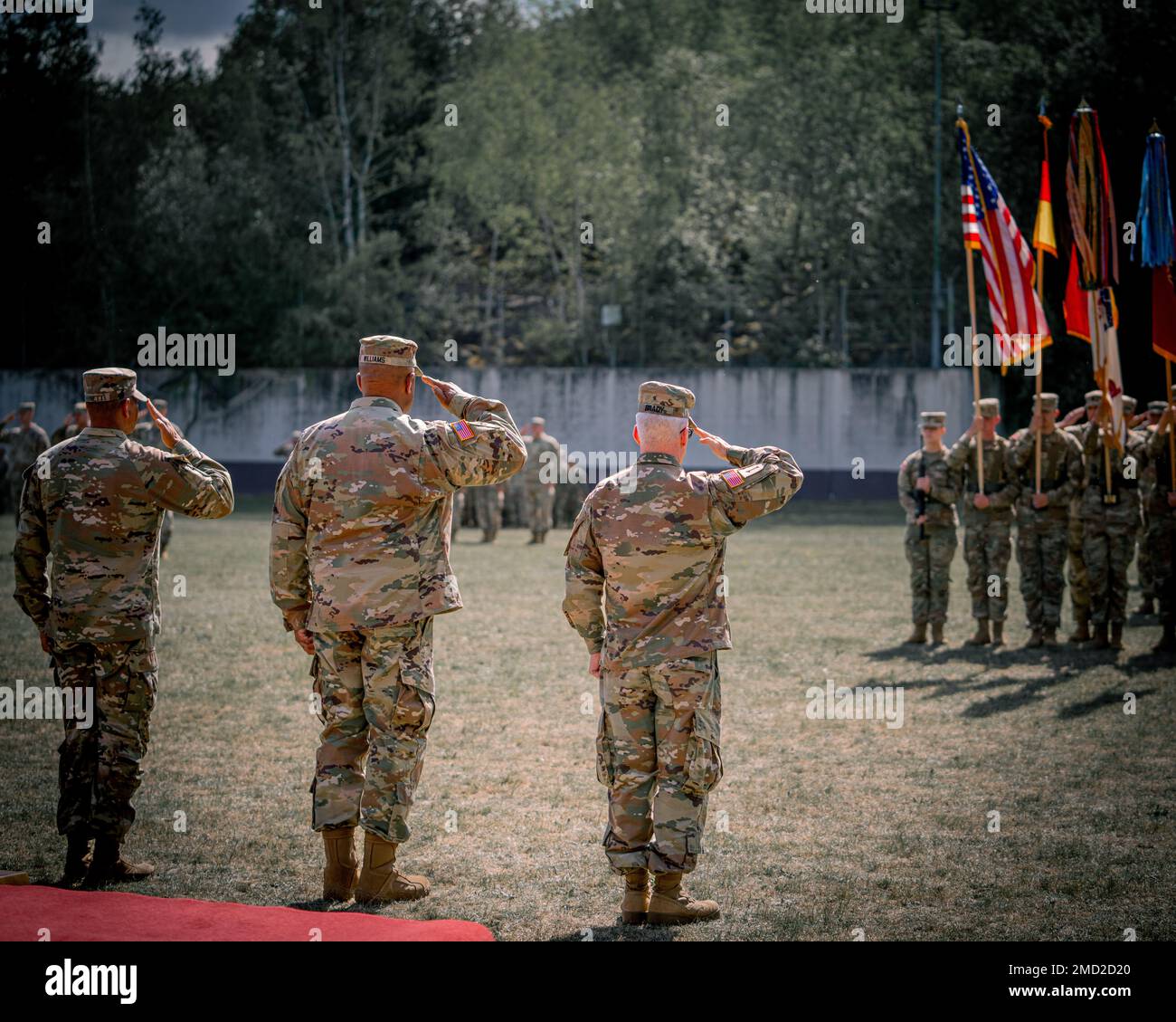U.S. Army Brig. Gen Maurice Barnett (left), Gen. Darryl A. Williams ...