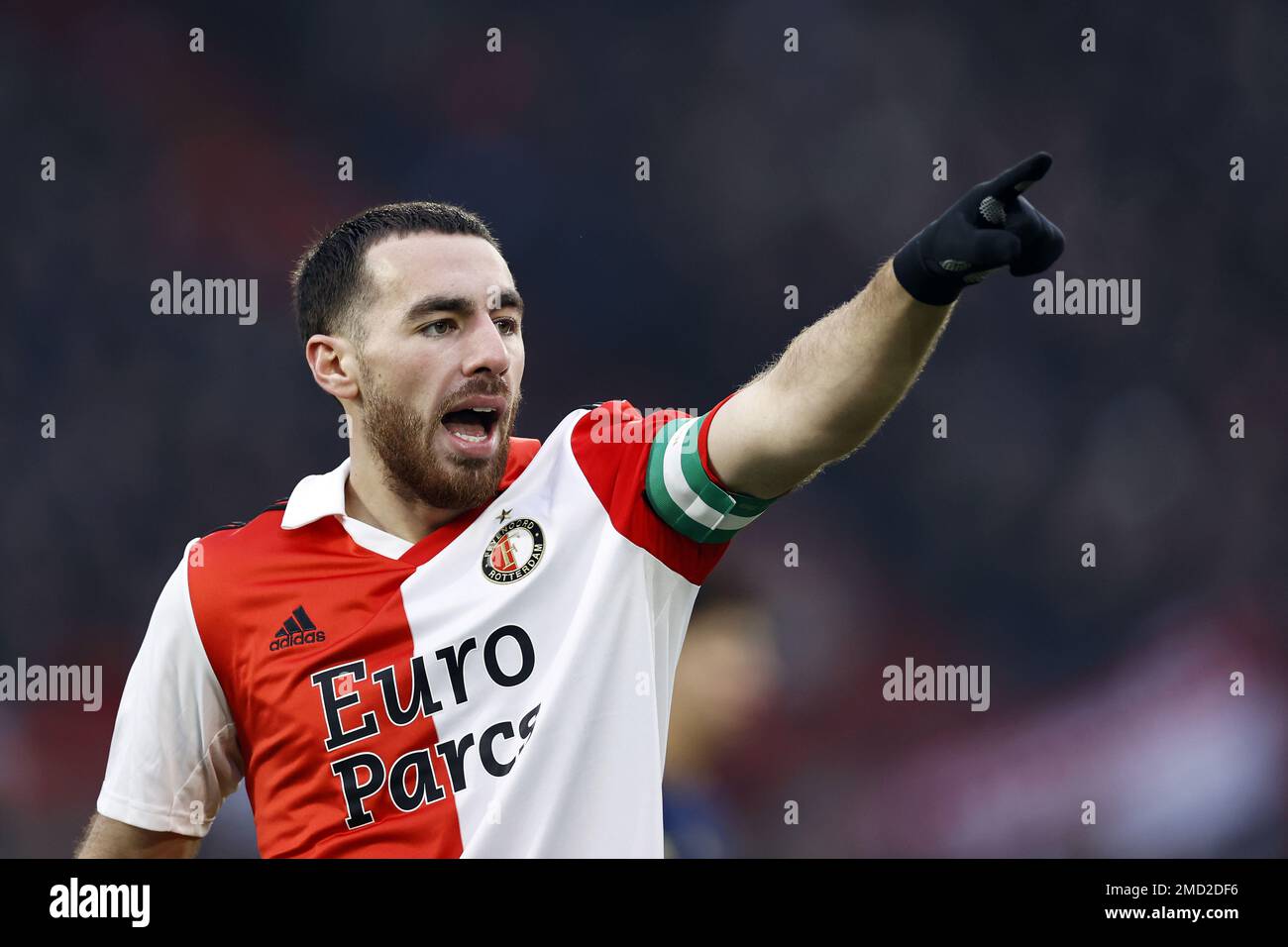 ROTTERDAM - Orkun Kokcu of Feyenoord during the Dutch premier league match between Feyenoord and ...