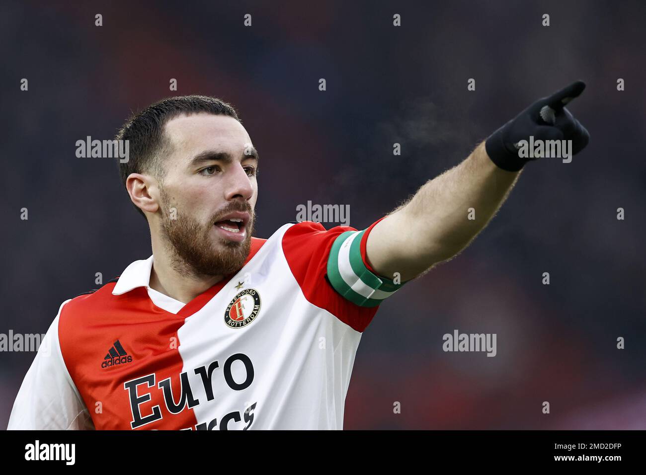 ROTTERDAM - Orkun Kokcu of Feyenoord during the Dutch premier league match between Feyenoord and ...