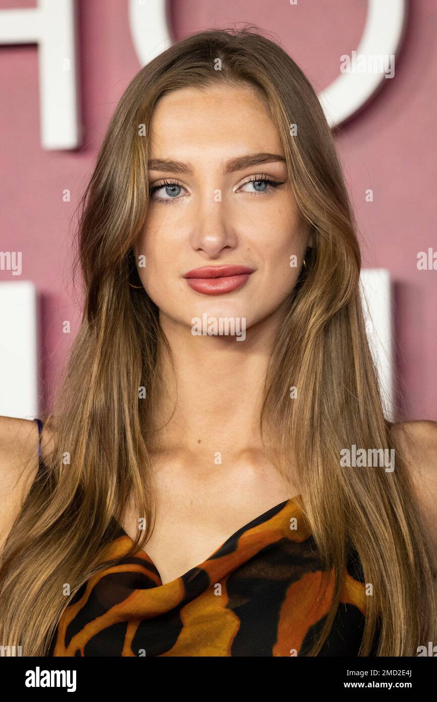 Mathilde Pinault poses for photographers upon arrival at the World ...